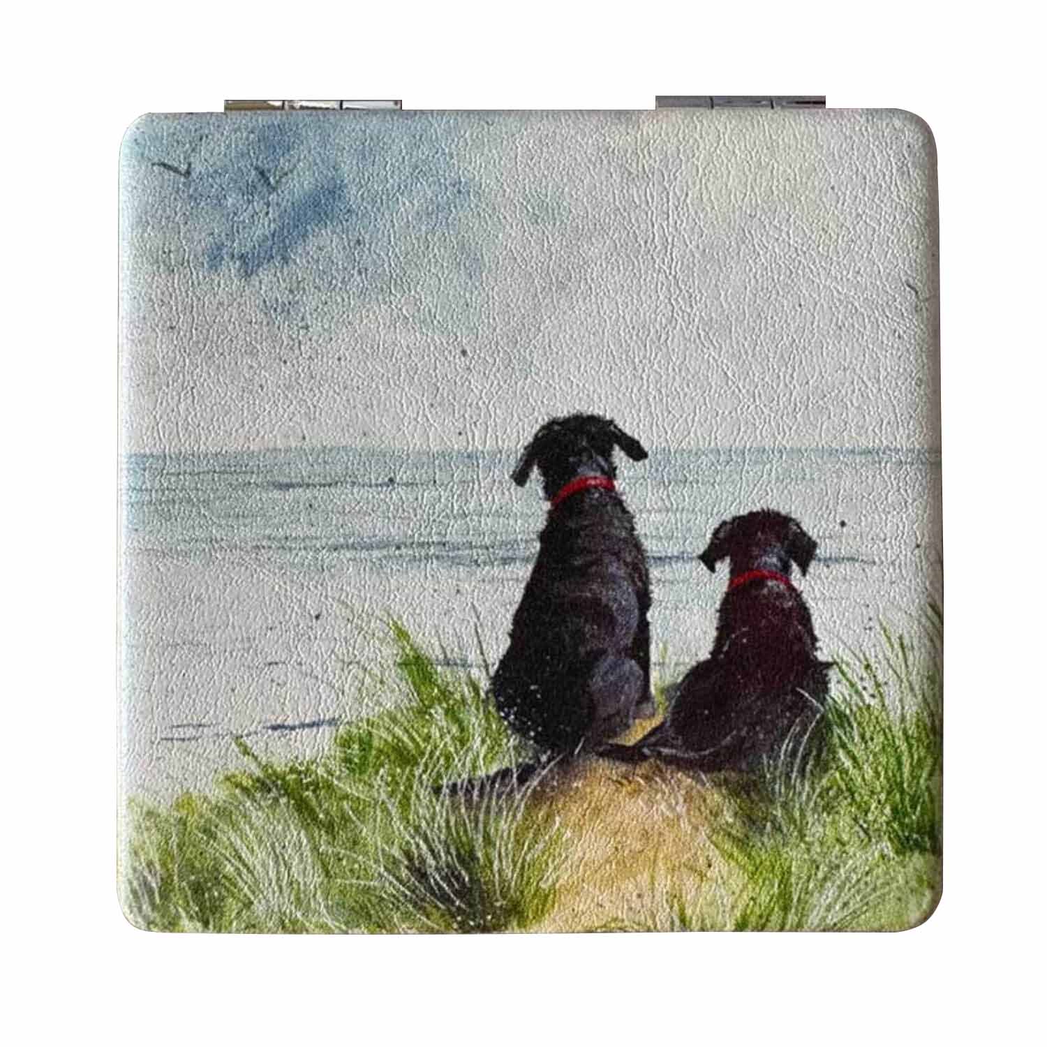 Buy Alex Clark | Vegan Leather Compact Mirror - Dunes – Potters Cookshop