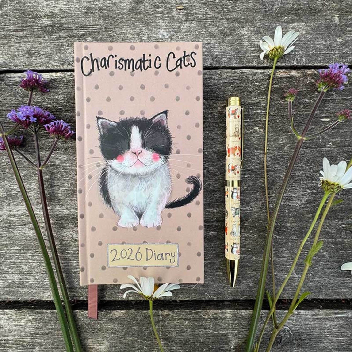 Buy Alex Clark | 2026 Pocket Diary - Charismatic Cats – Potters Cookshop