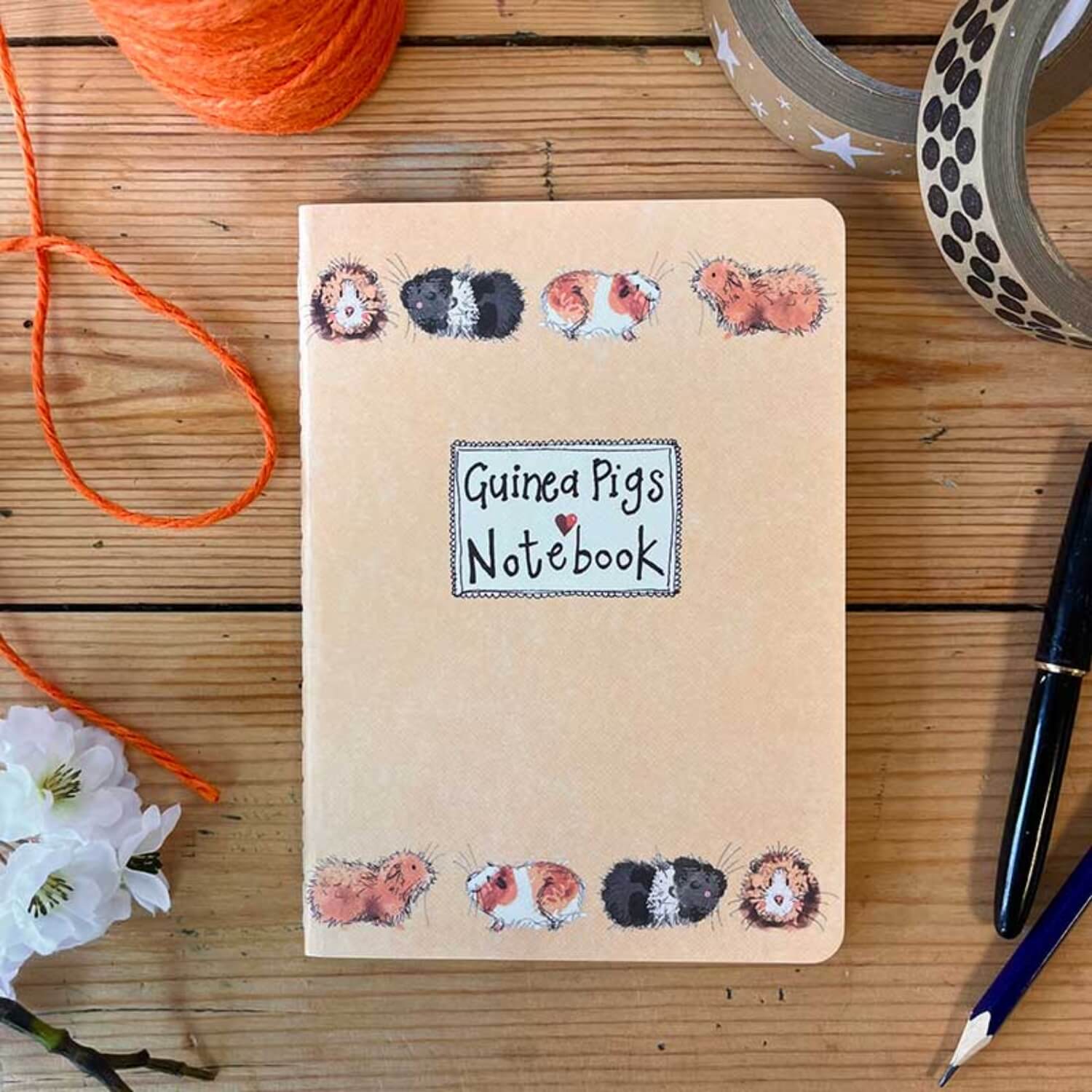 Buy Alex Clark | Medium Soft Notebook - Gorgeous Guinea Pigs – Potters Cookshop
