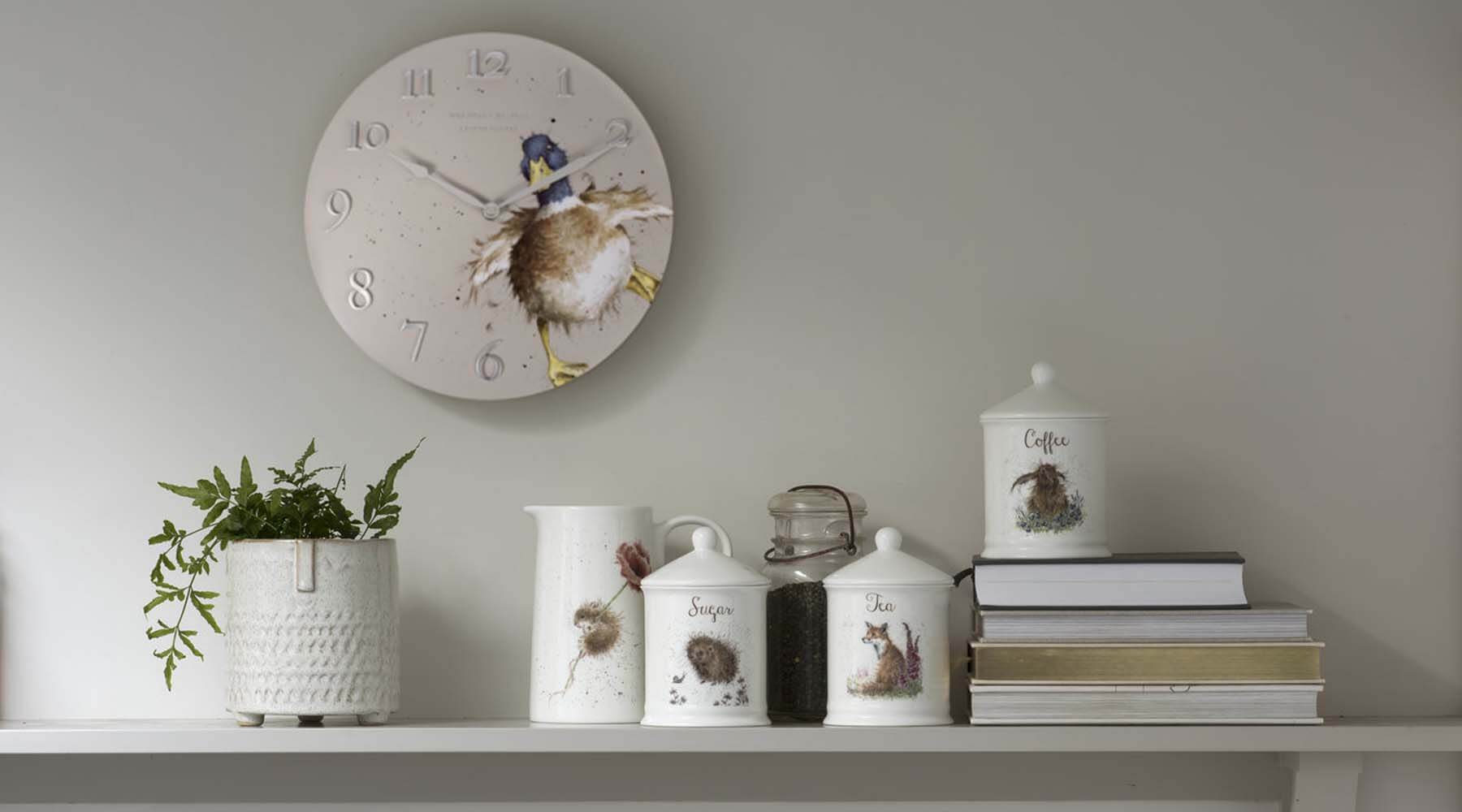 Wrendale Designs | Wall Clocks by Hannah Dale – Potters Cookshop