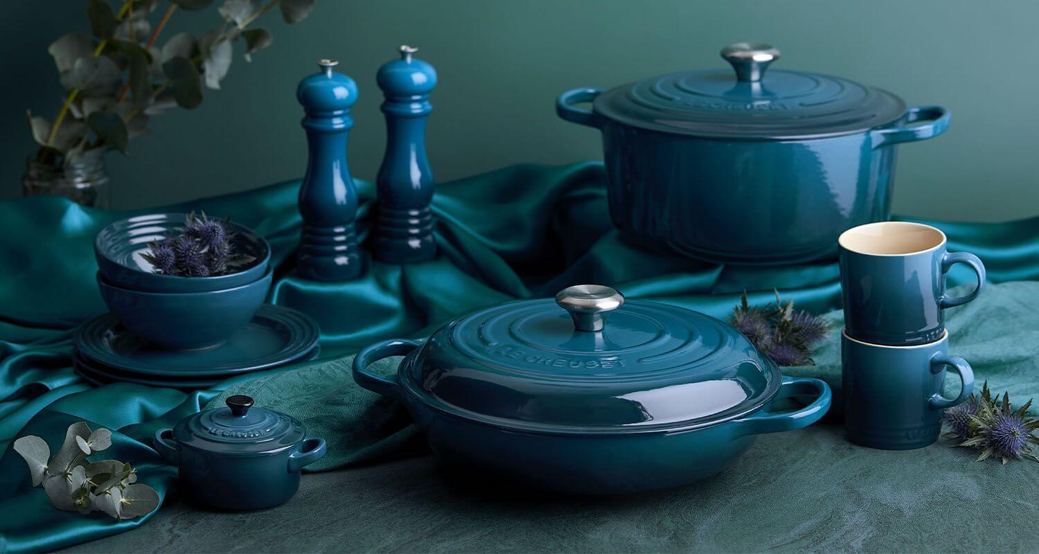Shop Le Creuset | Deep Teal Collection - Potters Cookshop