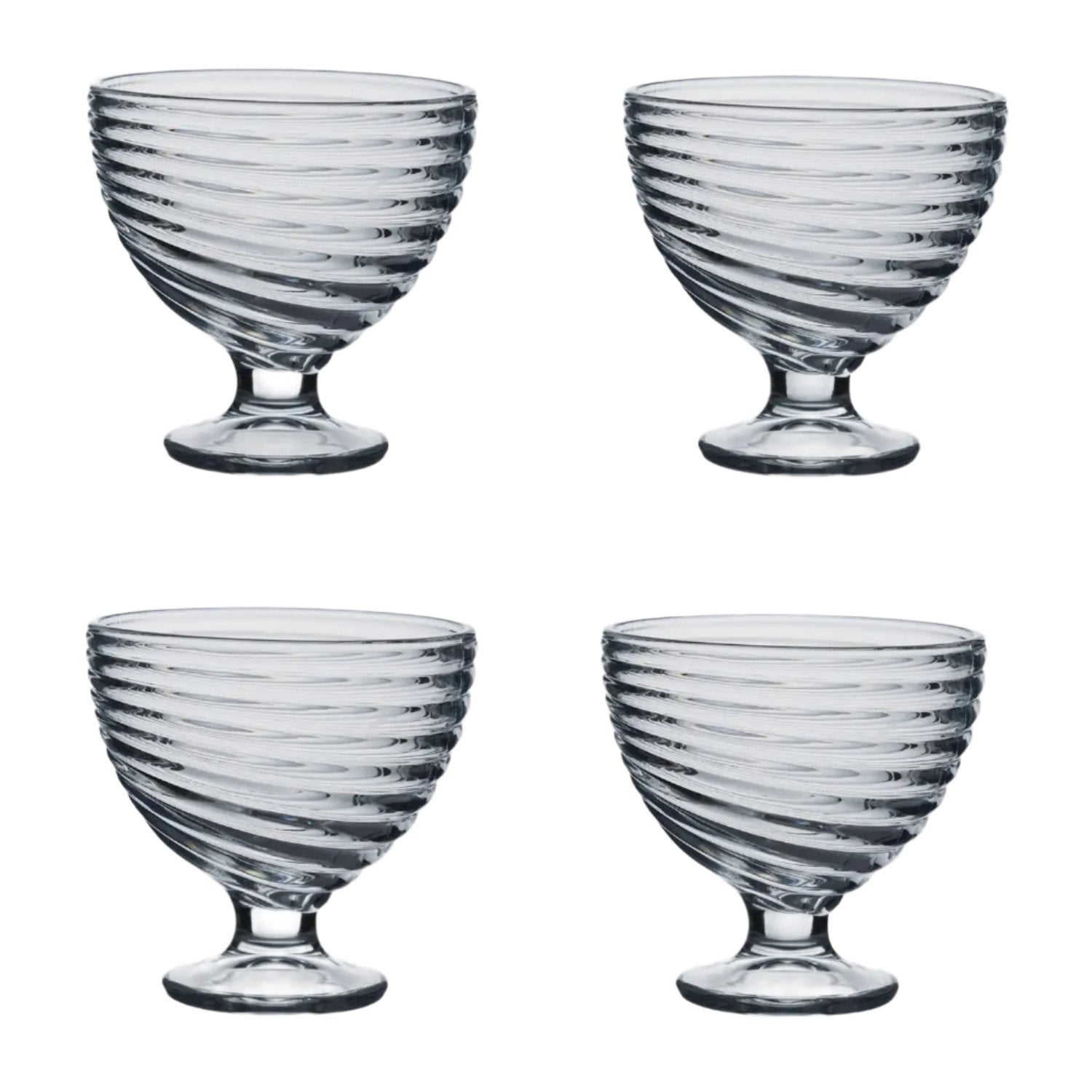 Buy Ravenhead | Essentials Swirl Sundae Dishes - Set of 4 – Potters ...