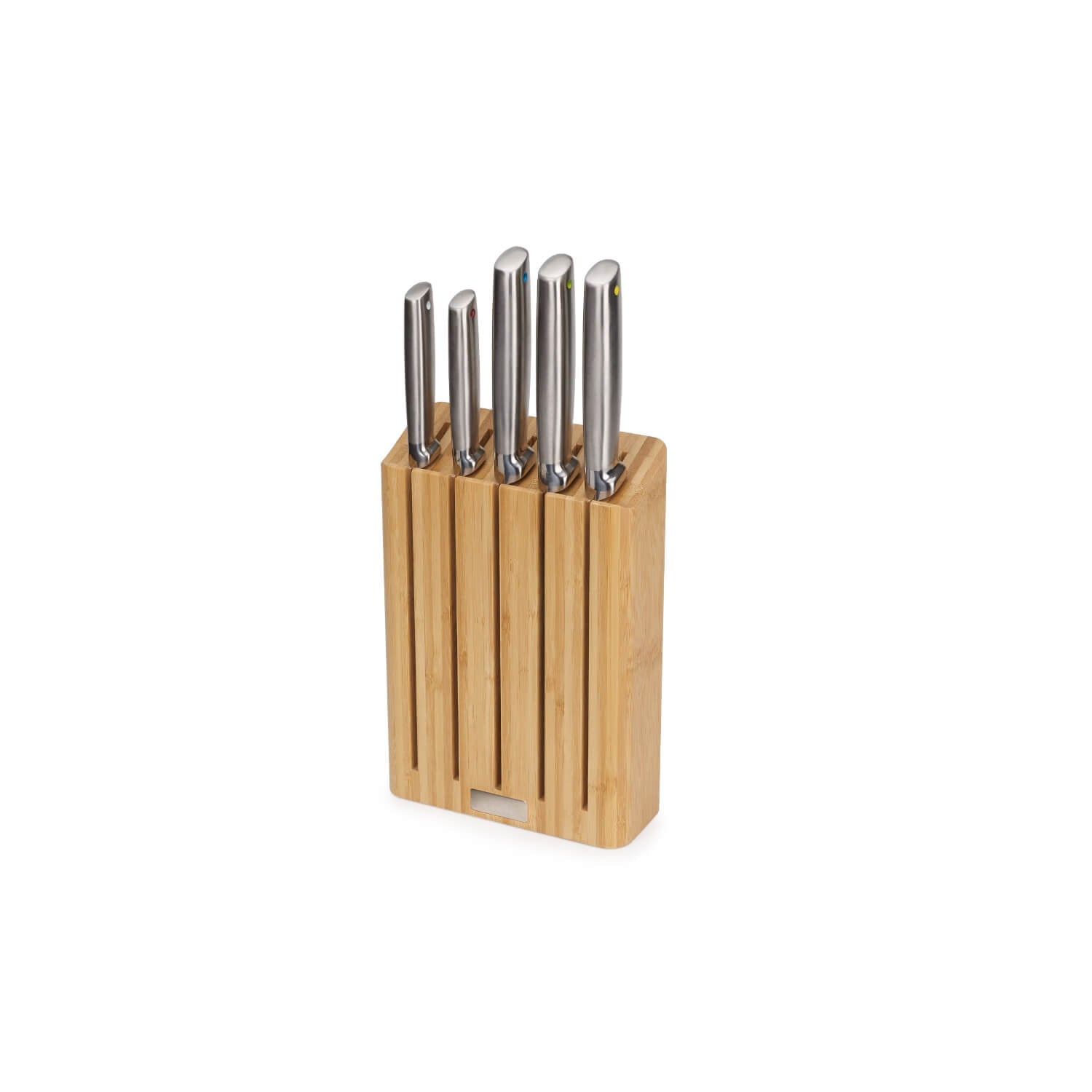 Buy Joseph Joseph | Elevate Steel 5-Piece Knife Set with Bamboo Block ...