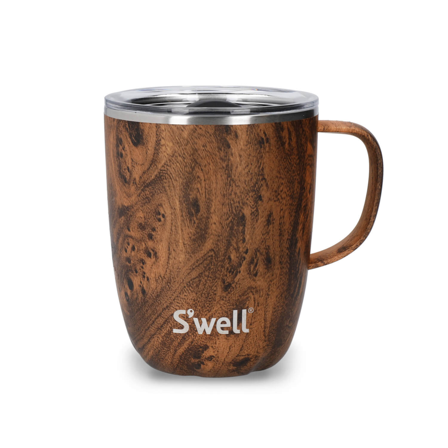 Buy S'well | 350ml Travel Mug with Handle - Teakwood – Potters Cookshop