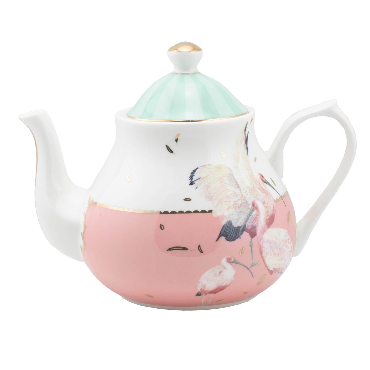 Buy Yvonne Ellen | 1L Fine China Teapot - Ibis Bird – Potters Cookshop