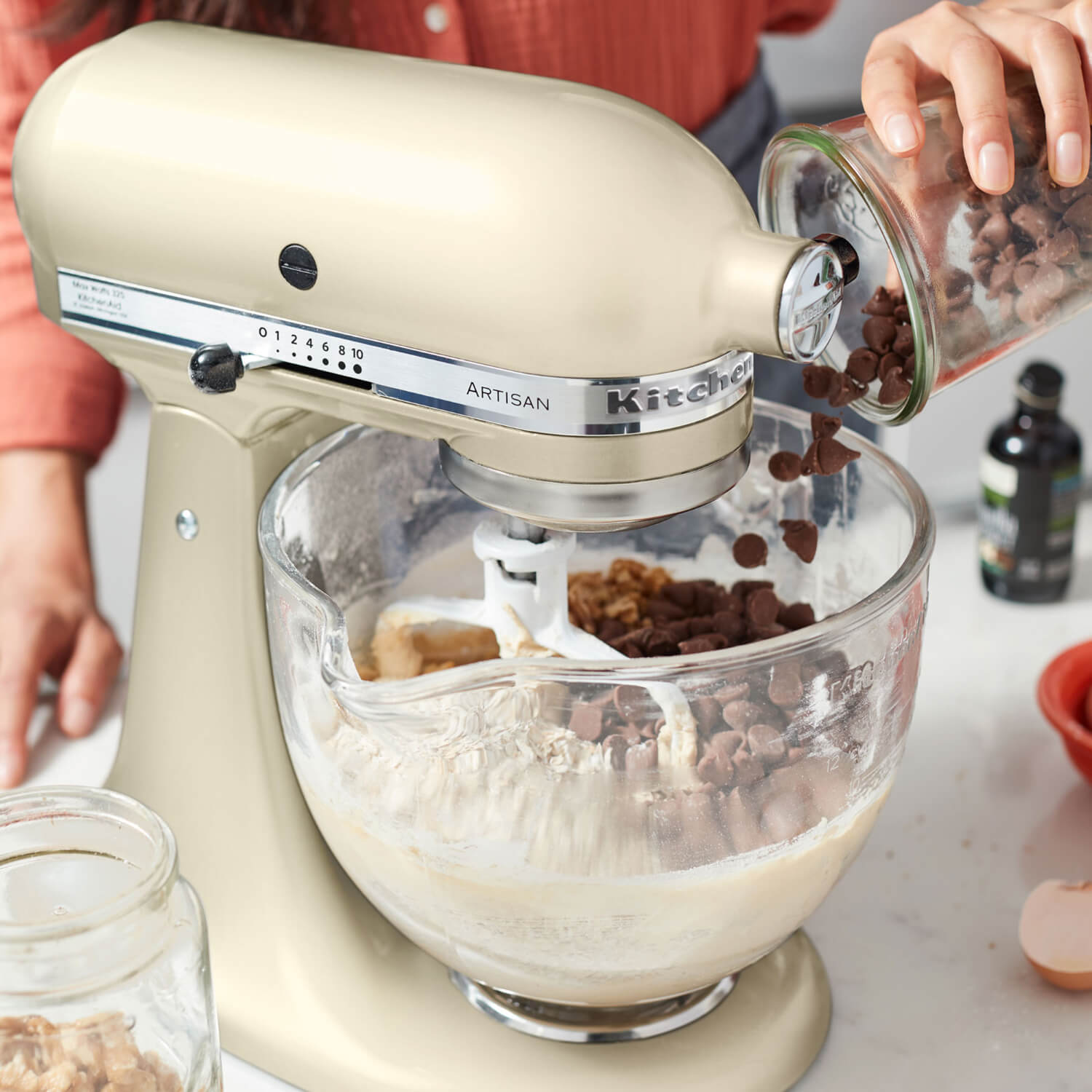 Buy KitchenAid | Artisan 125 Stand Mixer - Almond Cream – Potters Cookshop