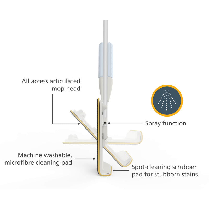 Buy Joseph Joseph | CleanTech™ 2-in-1 Spray Mop with Scrubbing Pad ...