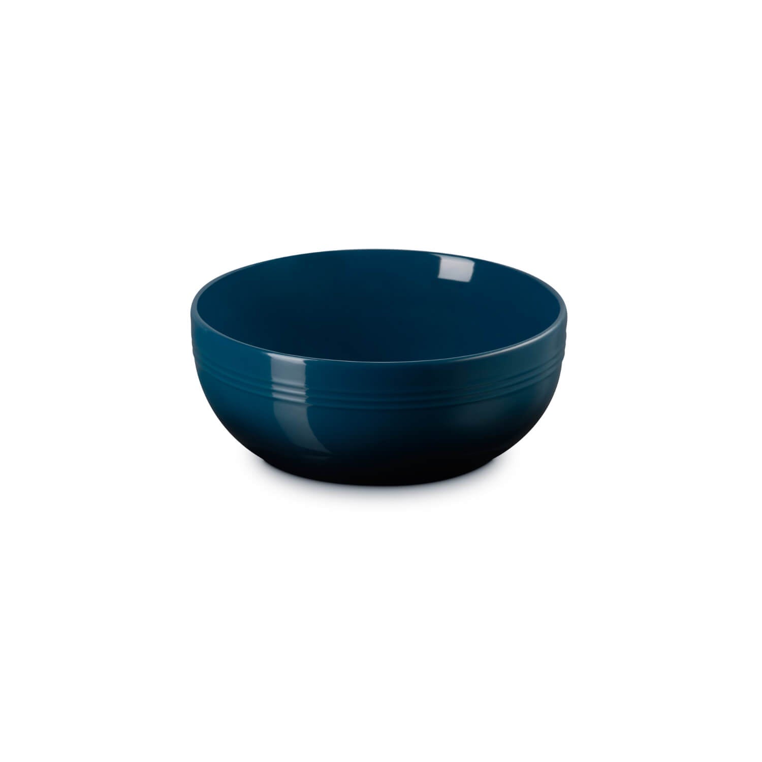 Buy Le Creuset | 16cm Stoneware Round Coupe Cereal Bowl - Nuit ...