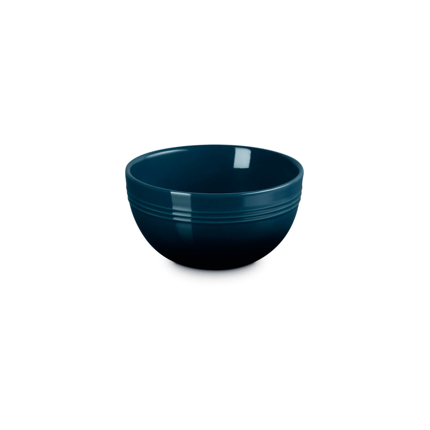 Buy Le Creuset | 12cm Stoneware Round Coupe Snack Bowl - Nuit – Potters ...