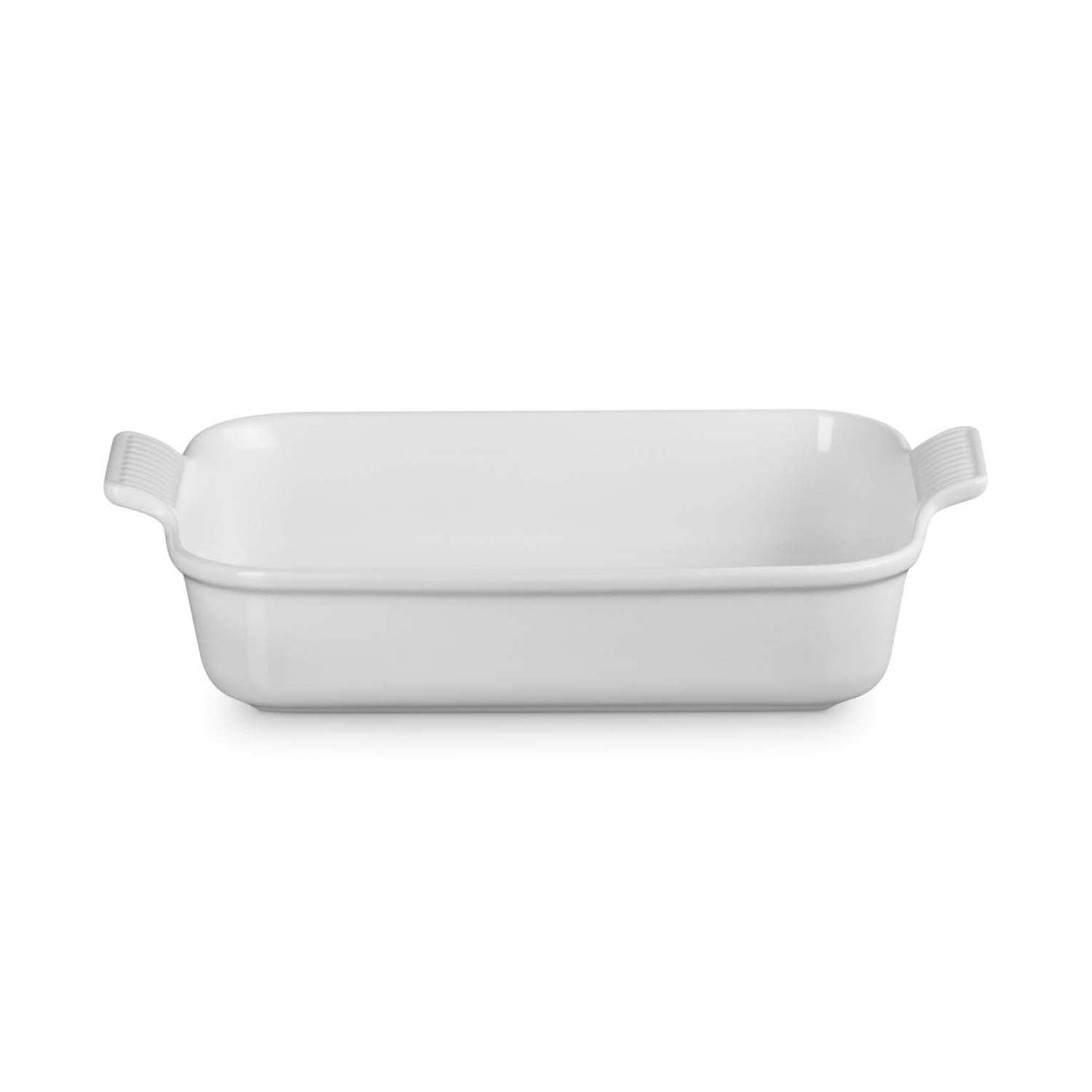 Buy Le Creuset | 32cm Stoneware Deep Rectangular Dish - White – Potters ...