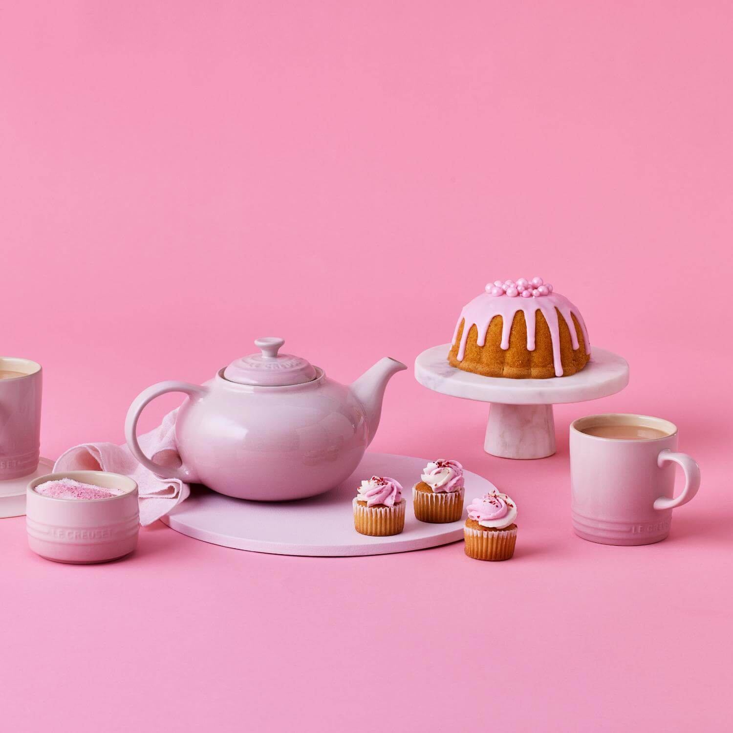 Buy Le Creuset | Stoneware Classic Teapot - Shell Pink – Potters Cookshop