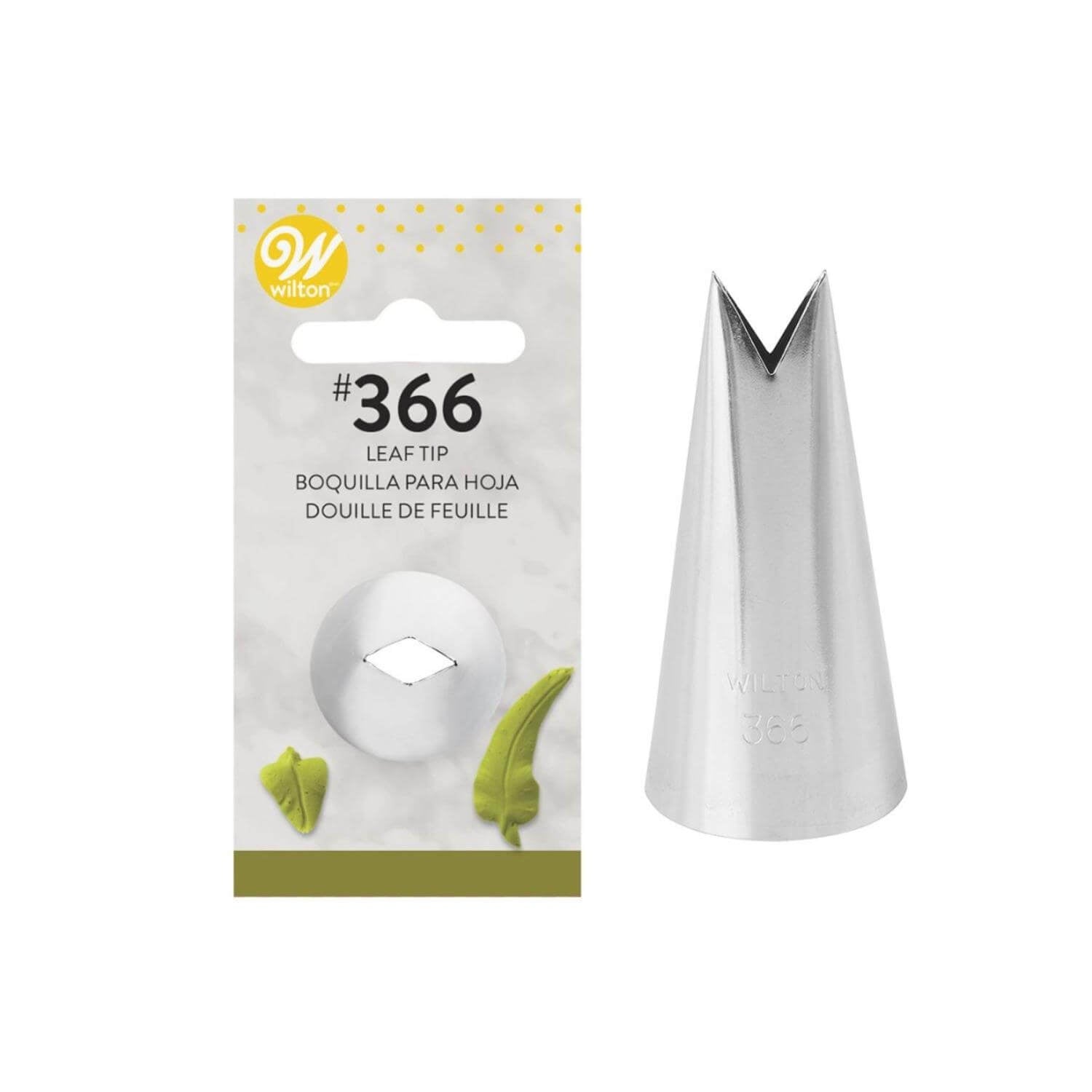 Buy Wilton | Large Leaf Piping Nozzle - Tip No.366 – Potters Cookshop