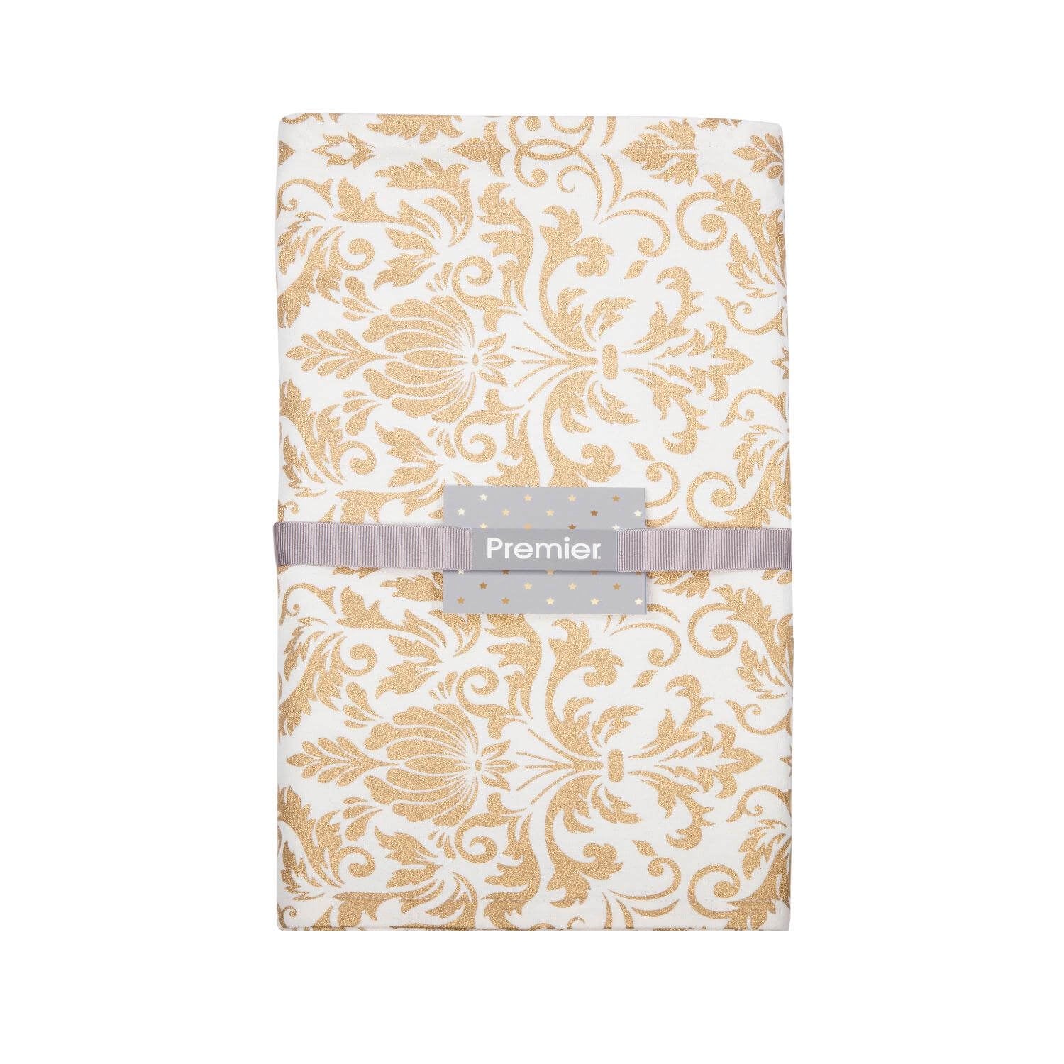 Buy Premier | Christmas 2 Metre Table Runner - Champagne Gold – Potters ...