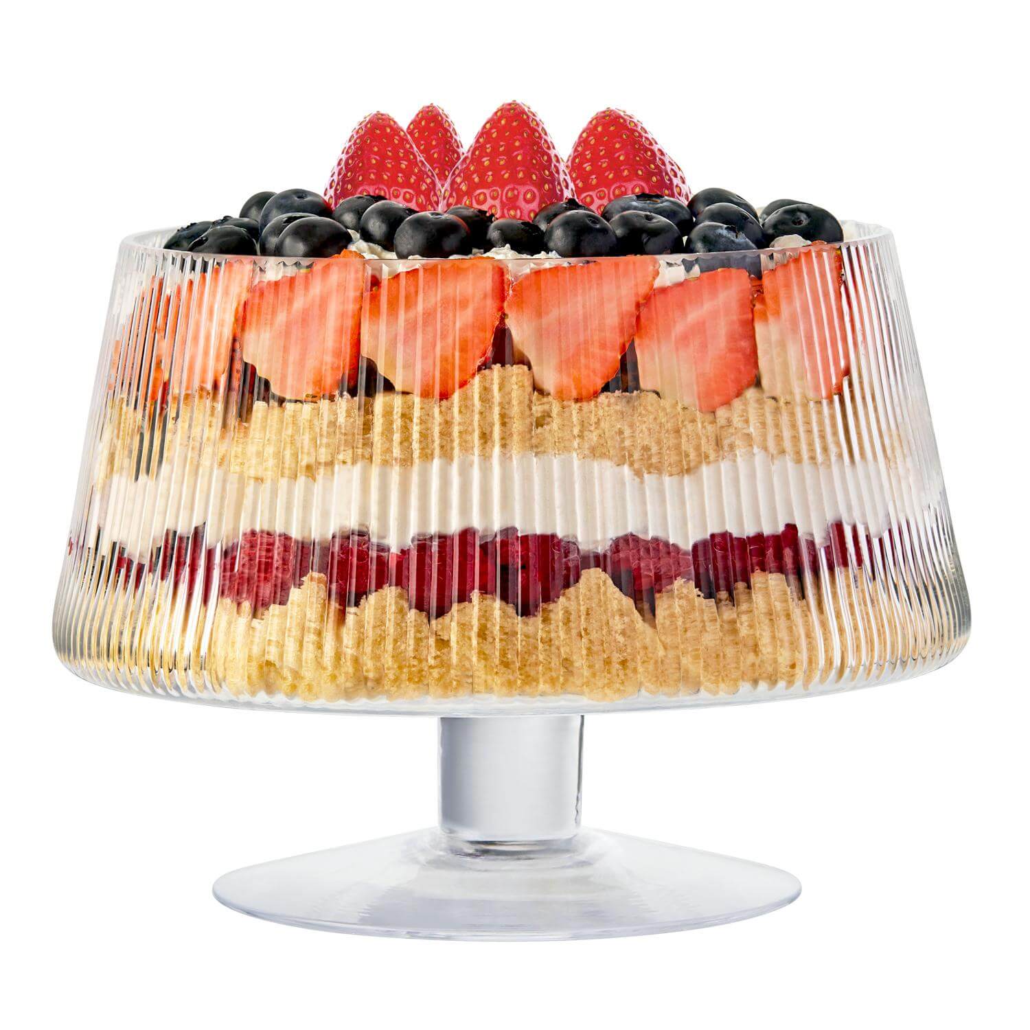 Buy Anton Studio Designs | 24cm Stemmed Glass Trifle Bowl - Empire – Potters Cookshop