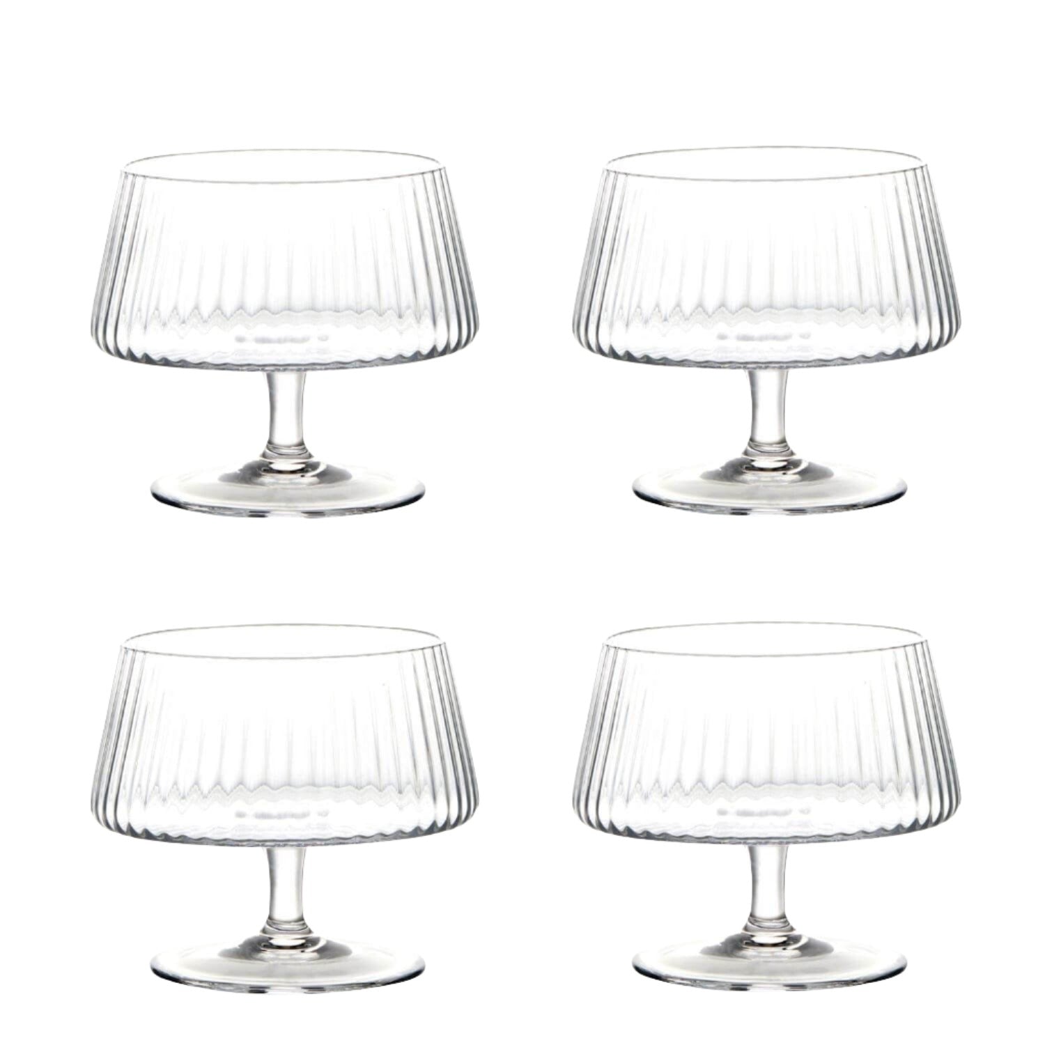 Buy Anton Studio Designs | 4-Piece Glass Trifle Bowls - Empire ...