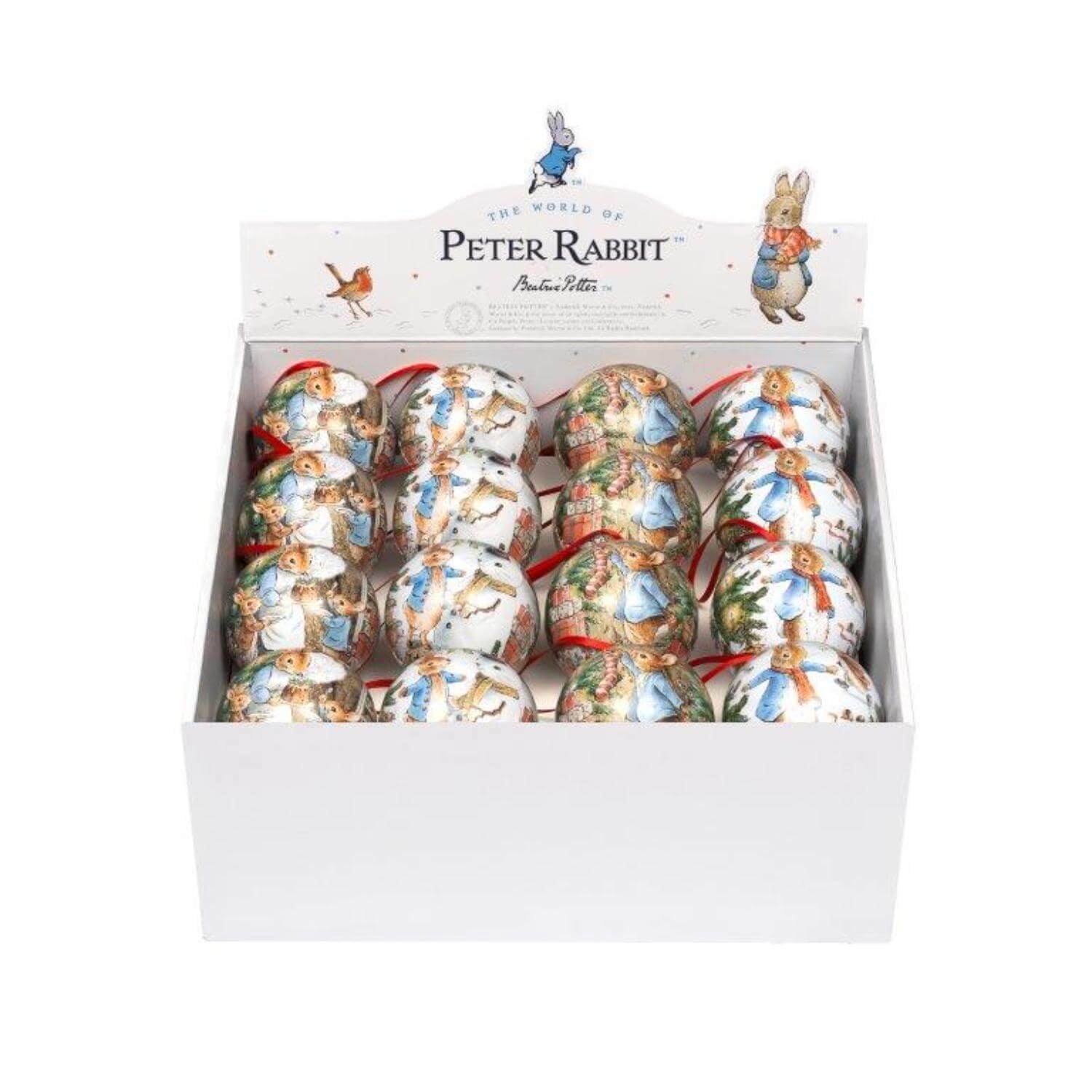 Buy Peter Rabbit | Christmas Tin Bauble - Assorted – Potters Cookshop