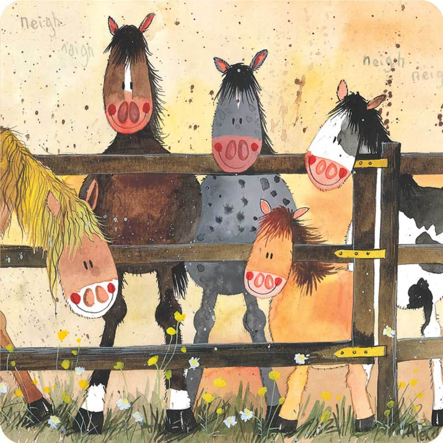 Buy Alex Clark | Coaster - Ponies – Potters Cookshop
