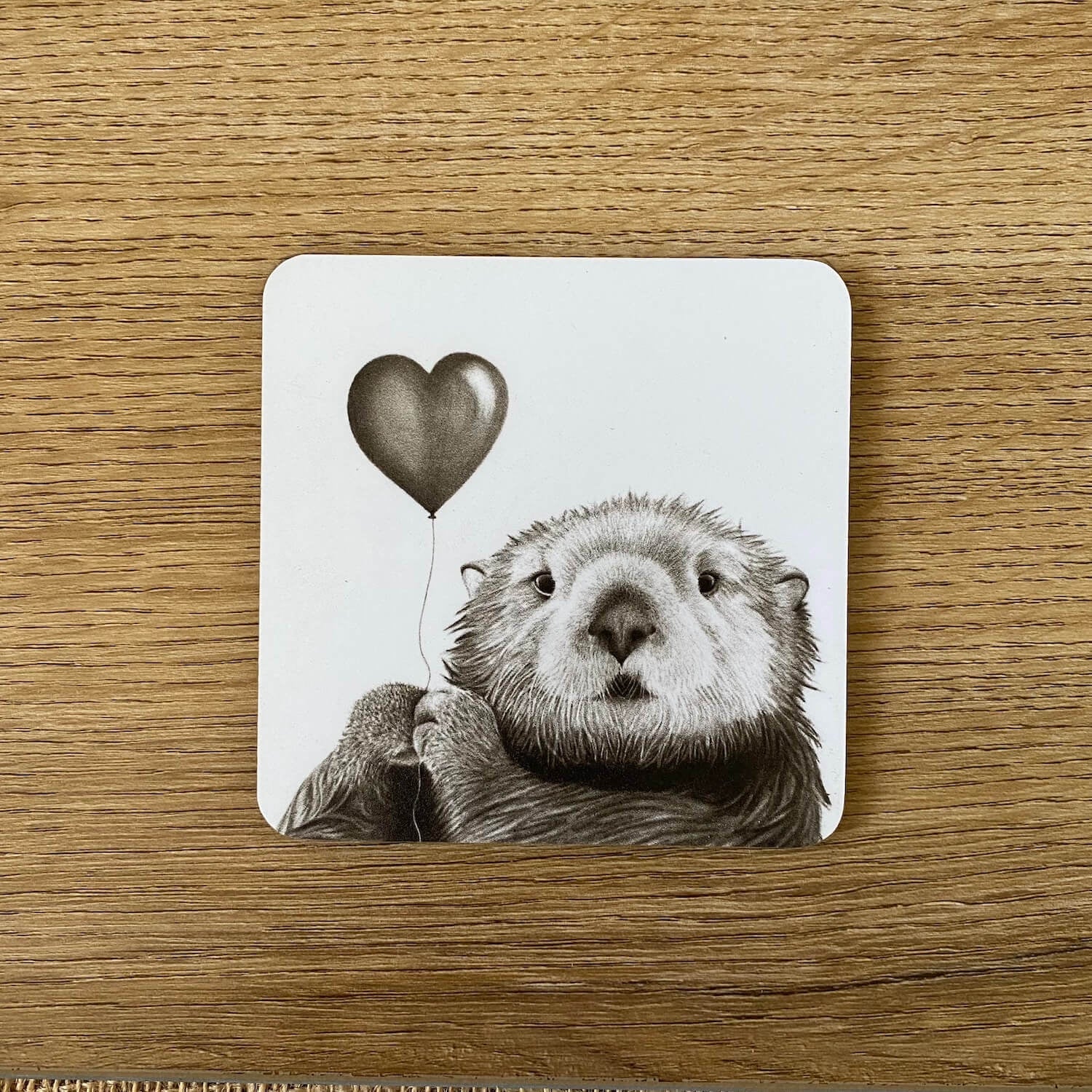 Buy Katherine Sheard | Coaster - Otter With Heart – Potters Cookshop