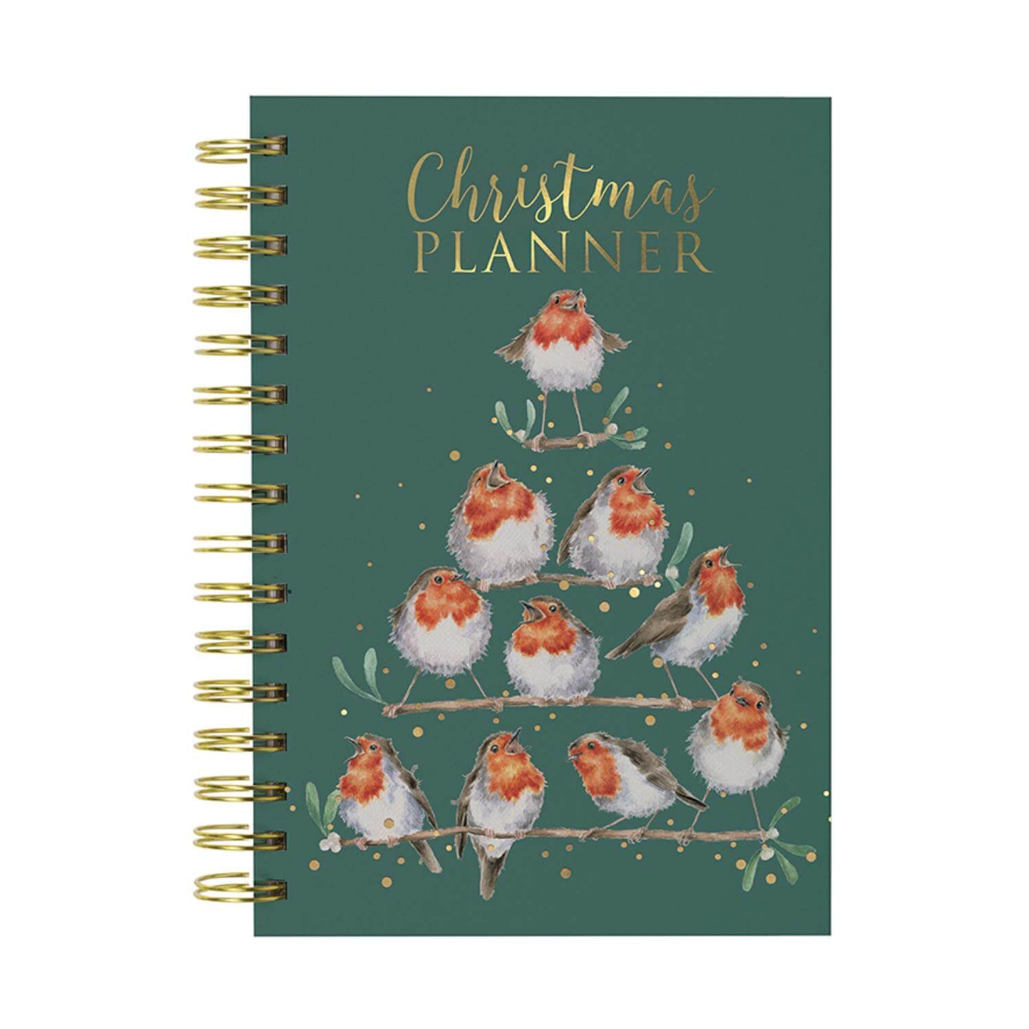 Buy Wrendale Designs | Christmas Planner - Rockin' Robins – Potters ...