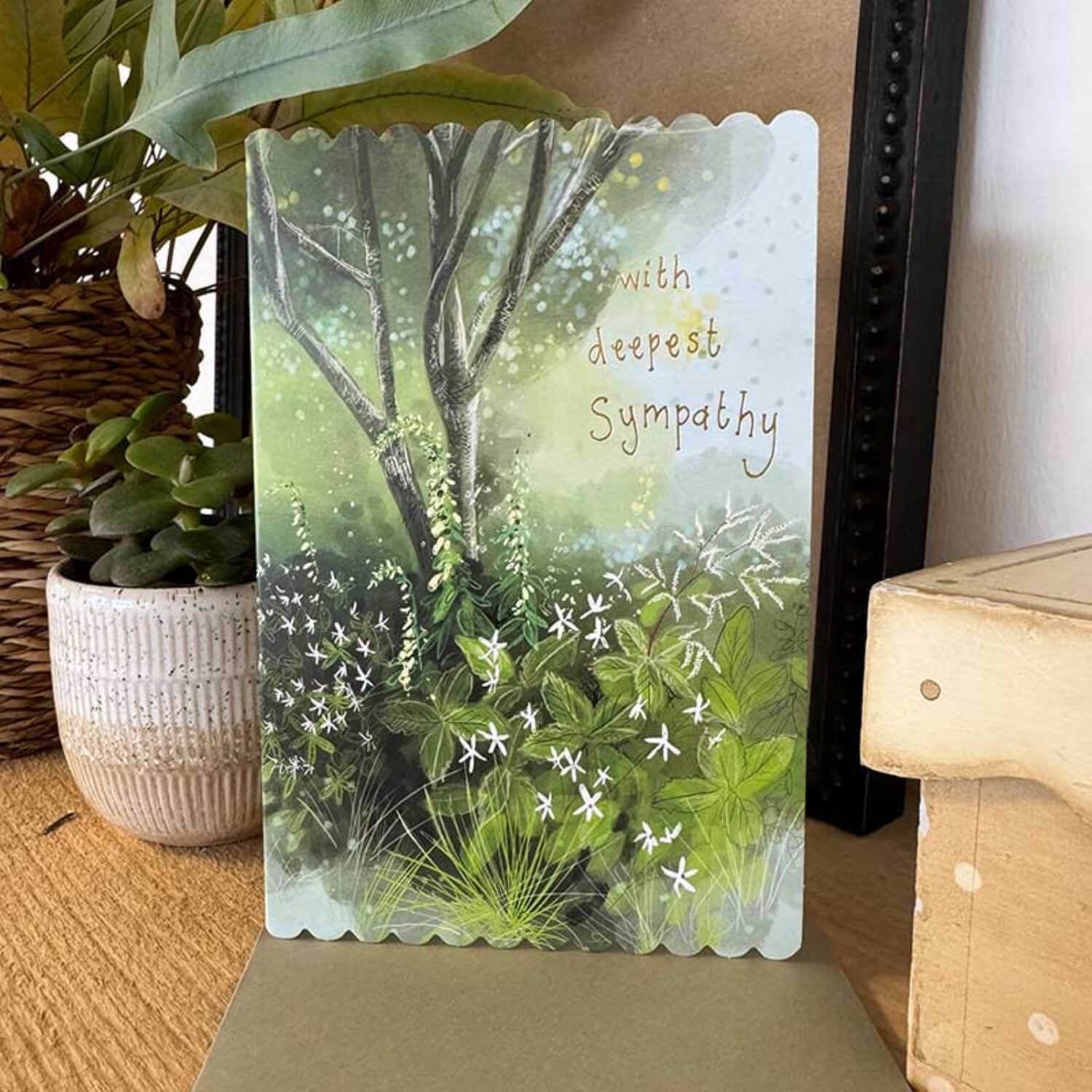 Buy Alex Clark | Doodles Card - Sympathy - Woodland Flowers – Potters ...