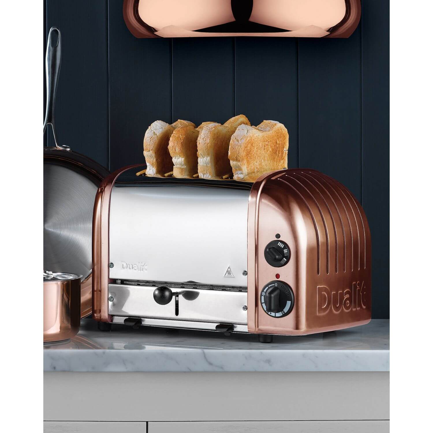 Buy Dualit | Classic Vario AWS 47450 4 Slot Toaster - Copper & Chrome ...