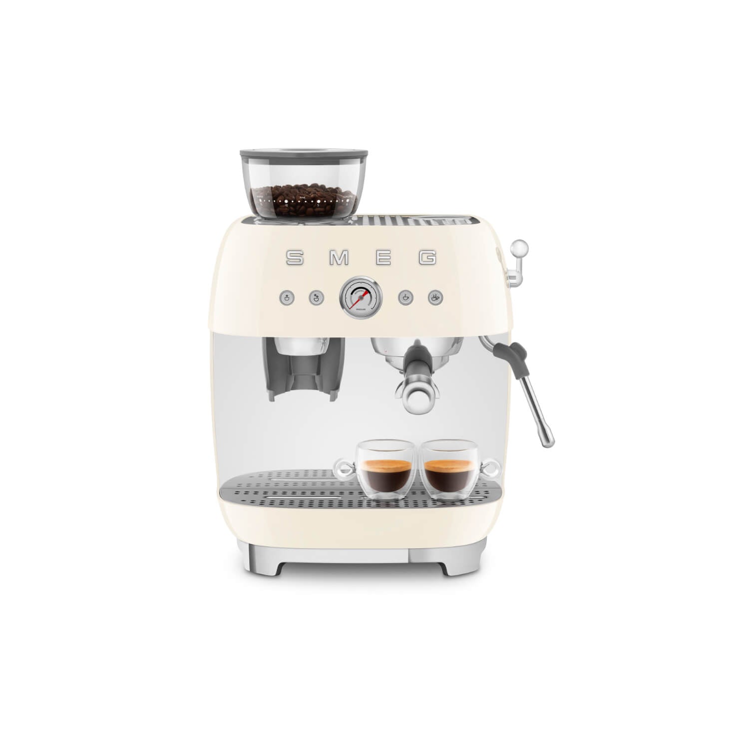 Buy Smeg | EGF03 Manual Espresso Coffee Machine - Cream – Potters Cookshop