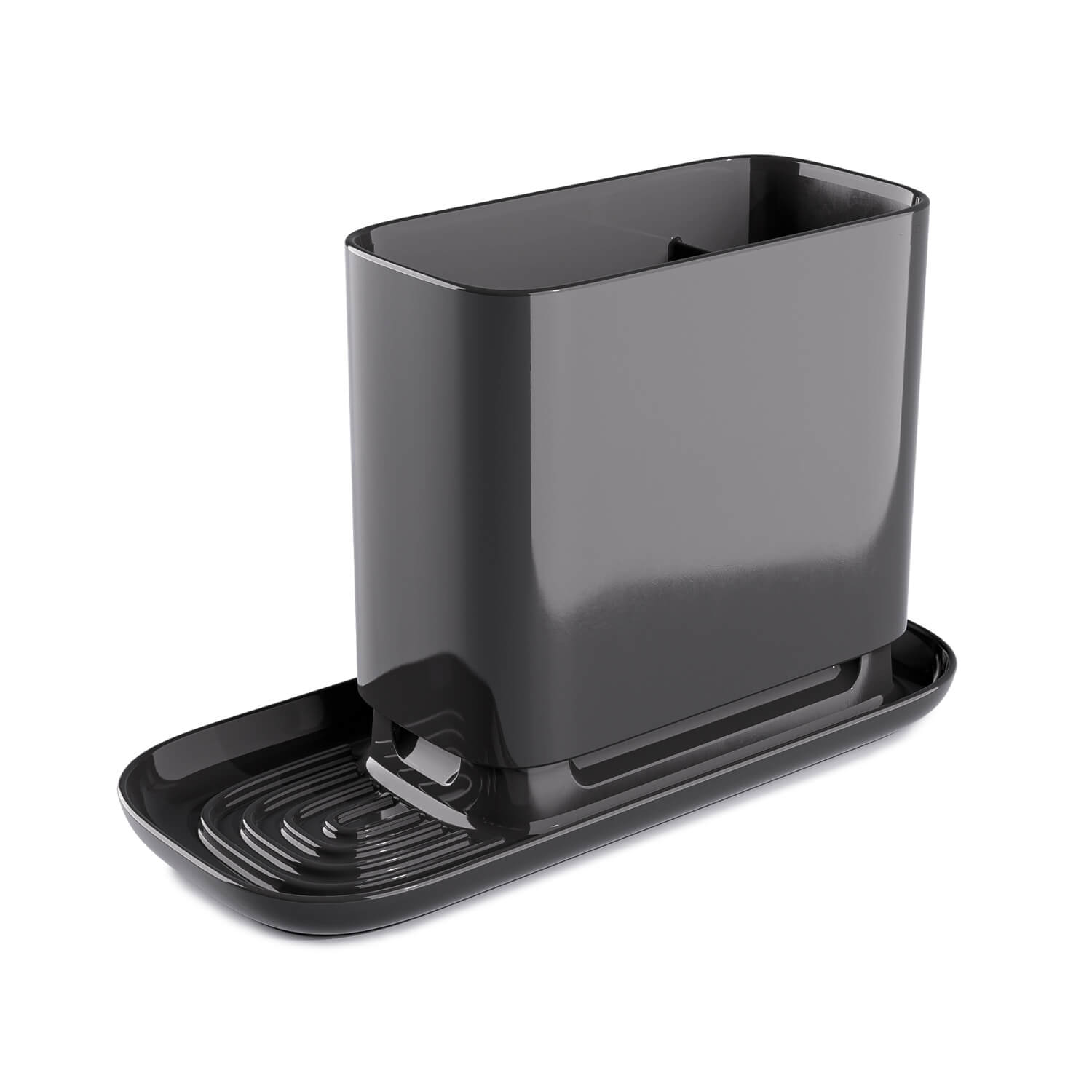 Buy Zeal | Premium Melamine Worktop Sink Tidy - Dark Grey – Potters ...