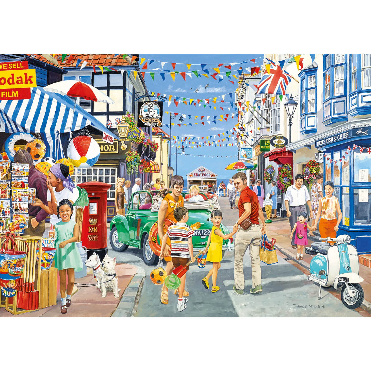 Buy Gibsons | Puzzle 4 x 500 Piece - Wish You Were Here – Potters Cookshop