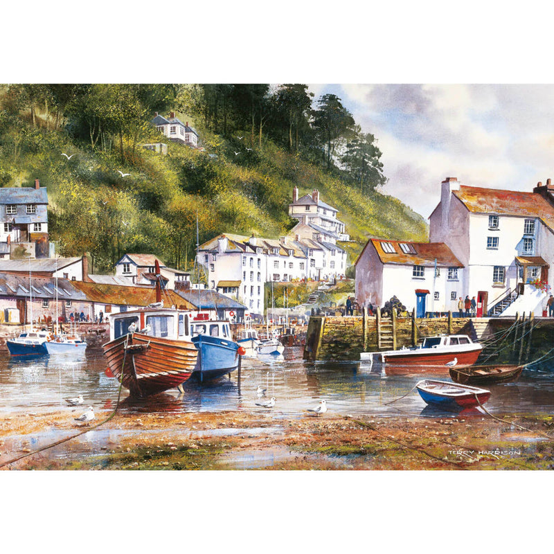 Buy Gibsons | Puzzle 4 x 500 Piece - Cornwall By The Sea – Potters Cookshop