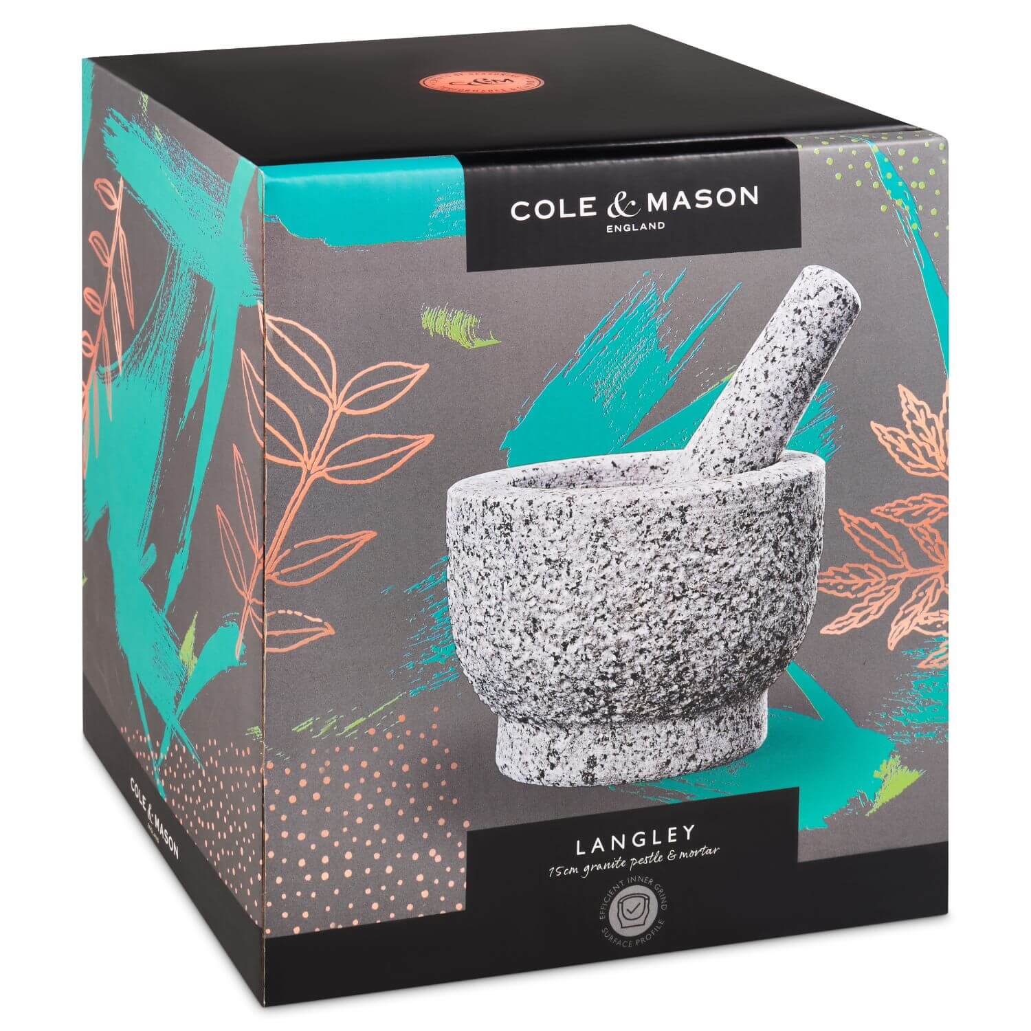 Buy Cole & Mason | Langley Classic Granite Pestle & Mortar – Potters ...
