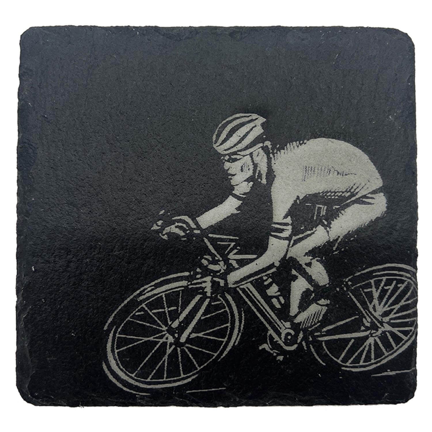 Buy Selbrae House | Slate Coaster - Cycling – Potters Cookshop