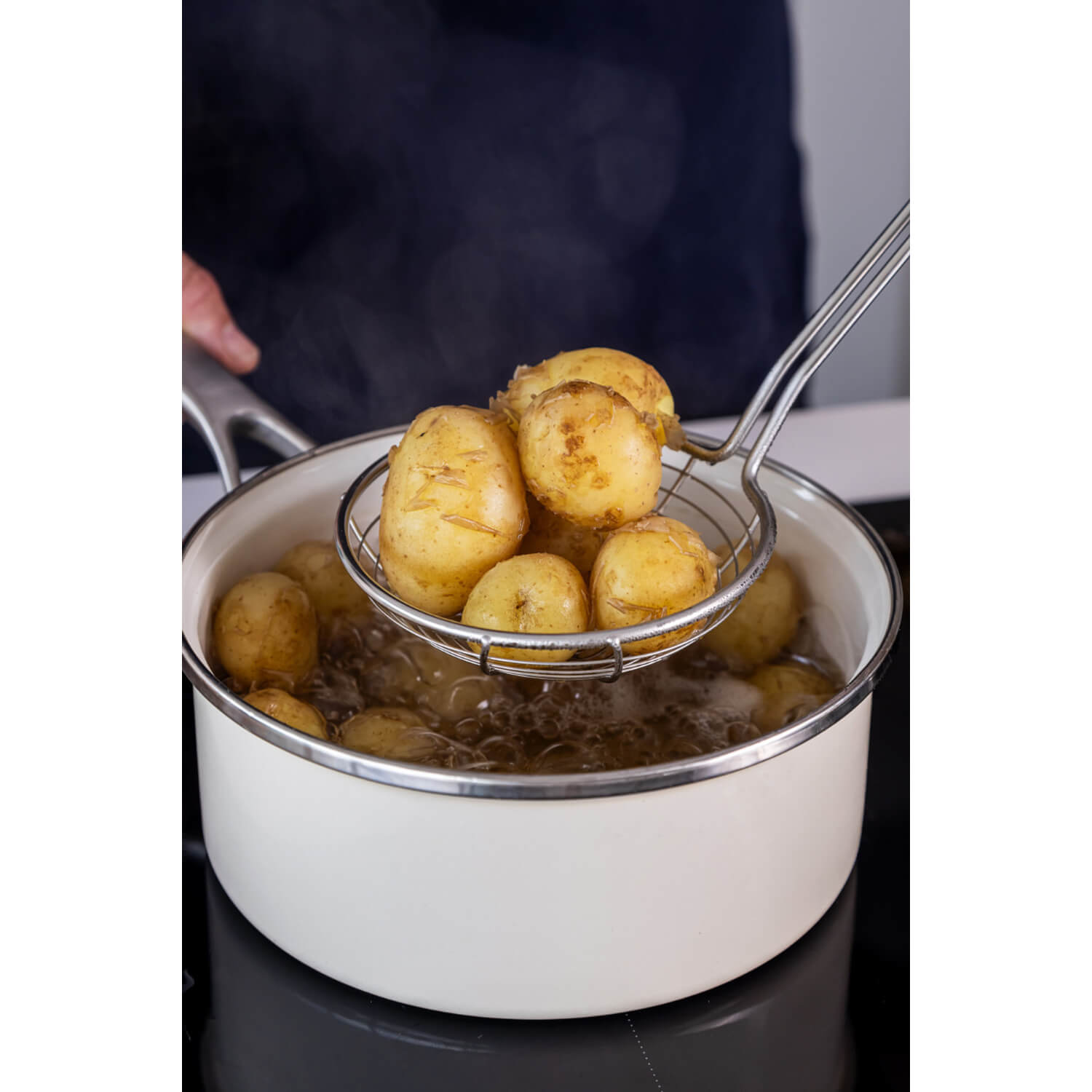 Buy KitchenAid | Soft Grip Wire Skimmer Strainer - Charcoal Grey ...
