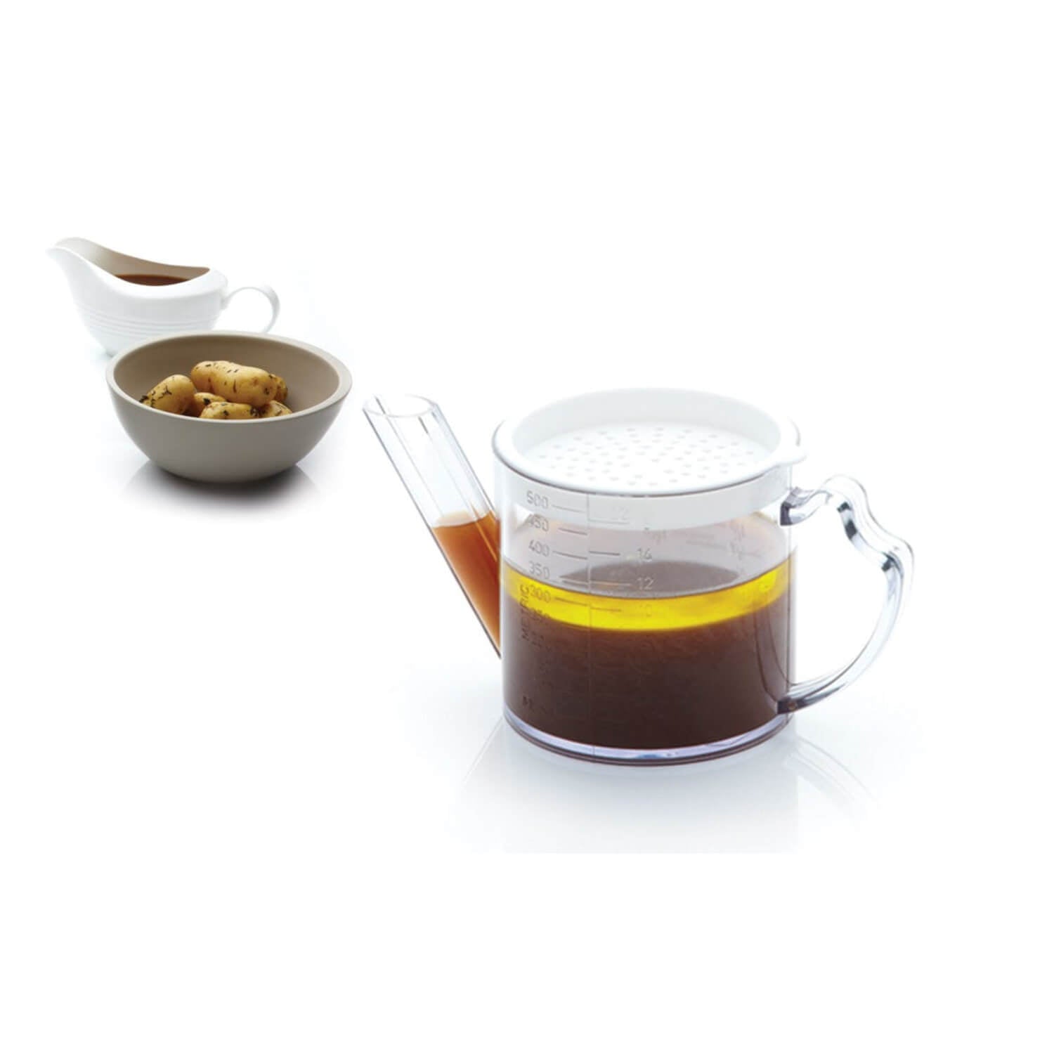 Buy KitchenCraft | 500ml Gravy Separator & Measuring Jug – Potters Cookshop