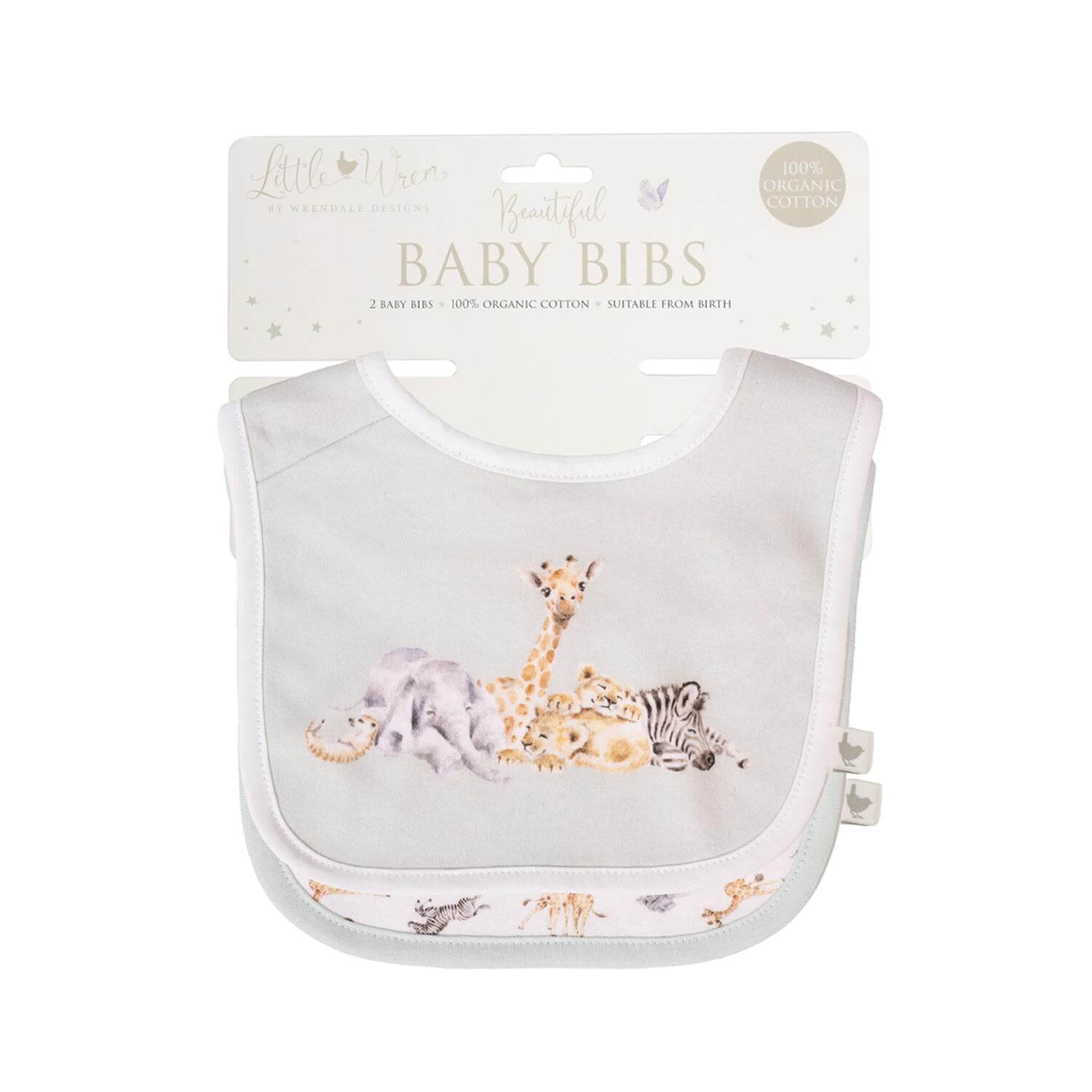 Buy Wrendale Designs | Little Wren Bib Gift Set - Little Savannah ...