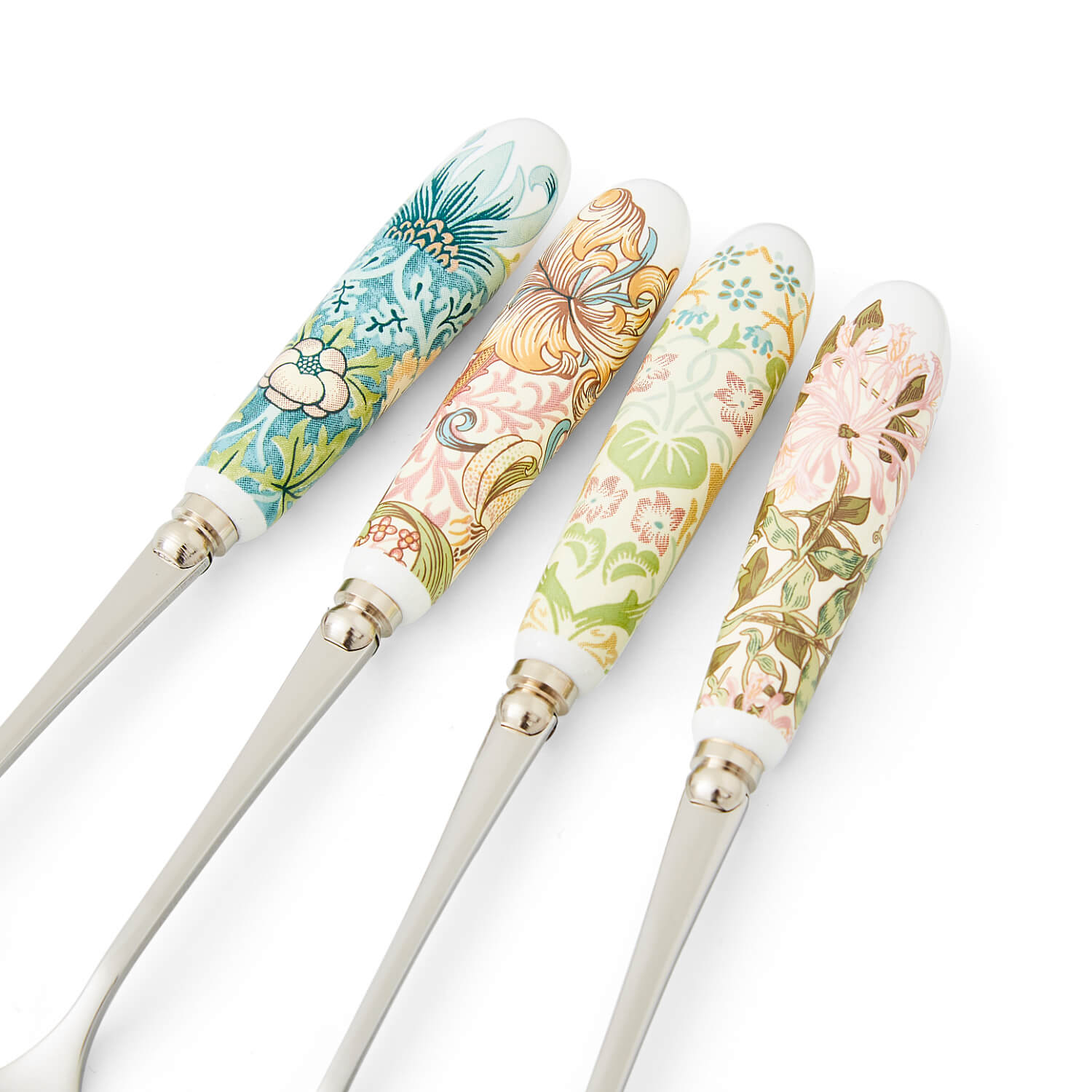 Buy Morris & Co | Set Of Four Pastry Forks With Porcelain Handle ...