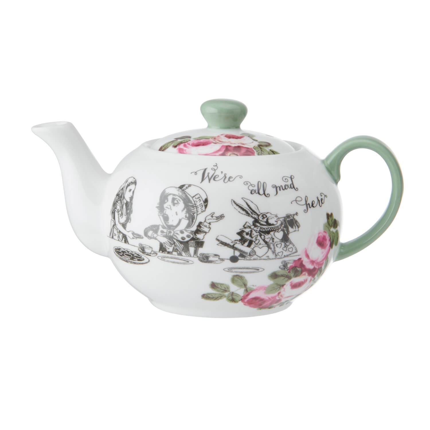 Buy Mikasa V&A | Alice In Wonderland Bone China Mini Teapot – Potters ...