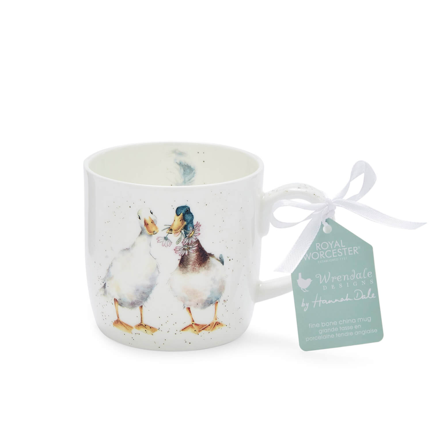 Buy Wrendale Designs | by Hannah Dale Fine China 310ml Mug - Duck Love ...
