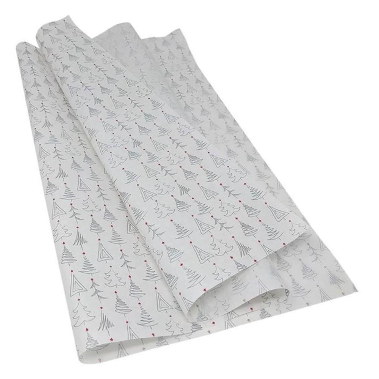 Buy NJ Products | Pack Of 5 Tissue Paper - Silver Tree – Potters Cookshop