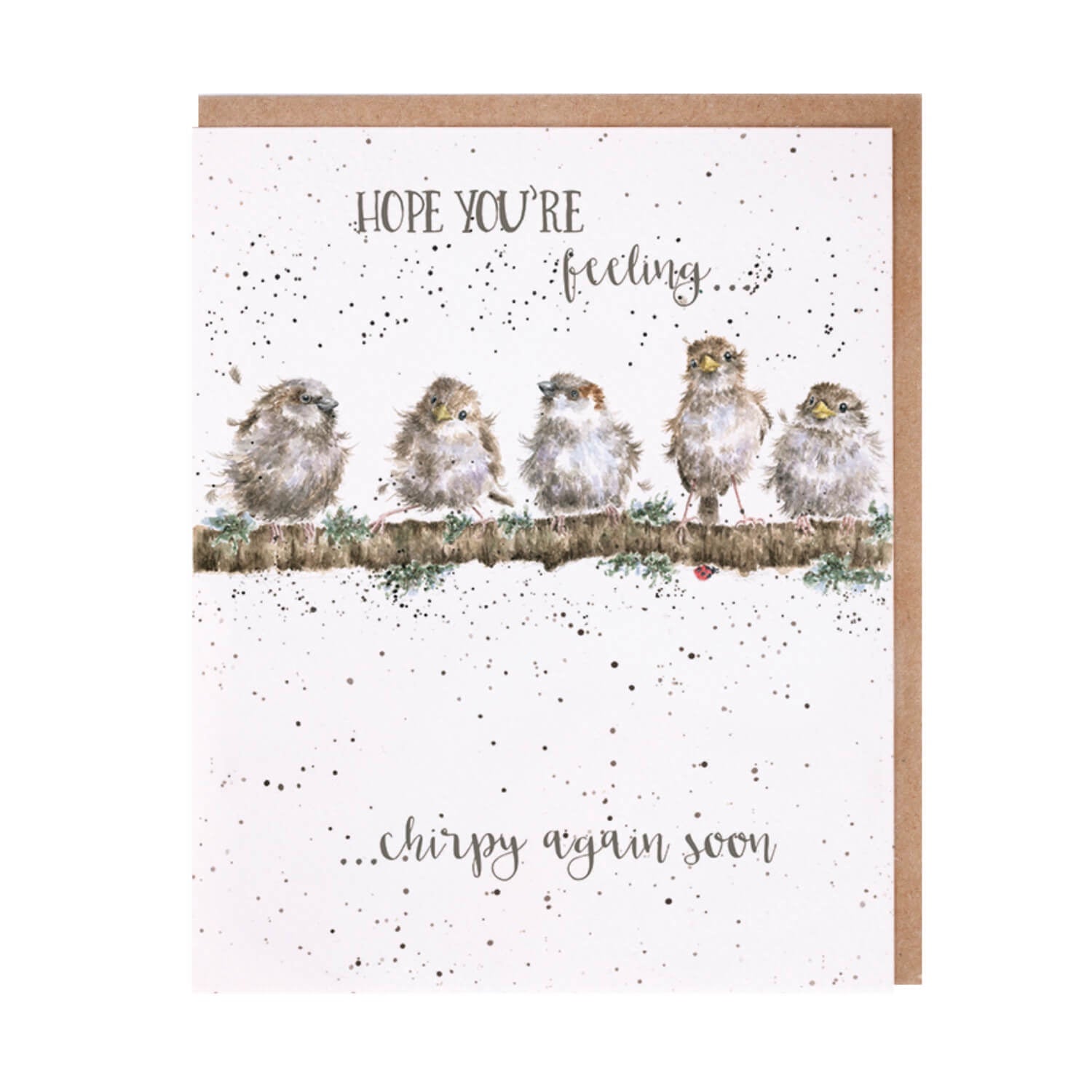 Buy Wrendale Designs | Hope You're Feeling Chirpy Again Soon Card ...