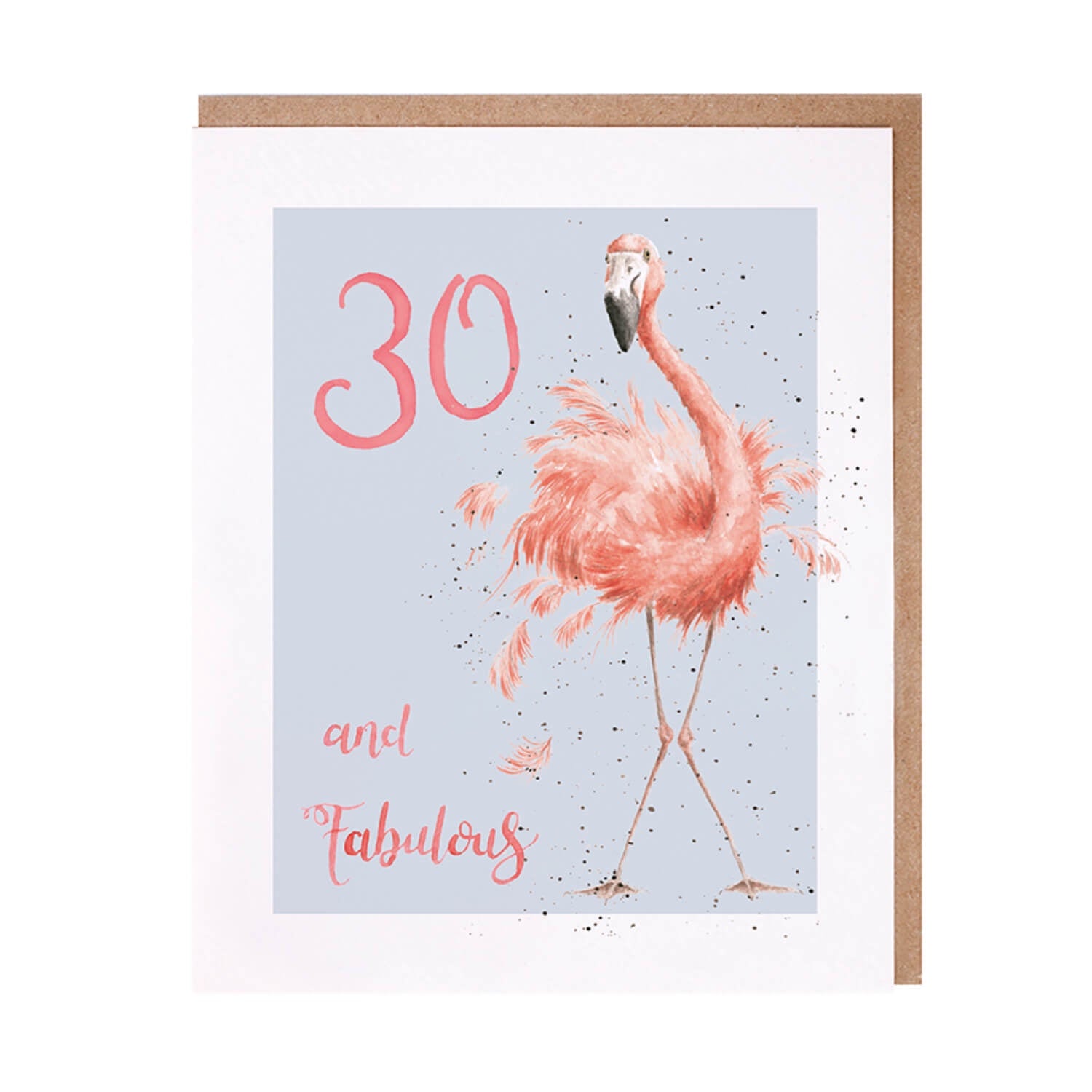 Buy Wrendale Designs | by Hannah Dale 30 And Fabulous Card - Flamingo ...