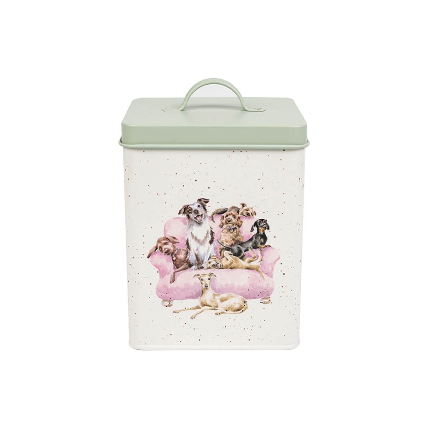 Buy Wrendale Designs | by Hannah Dale Square Dog Treat Tin – Potters ...