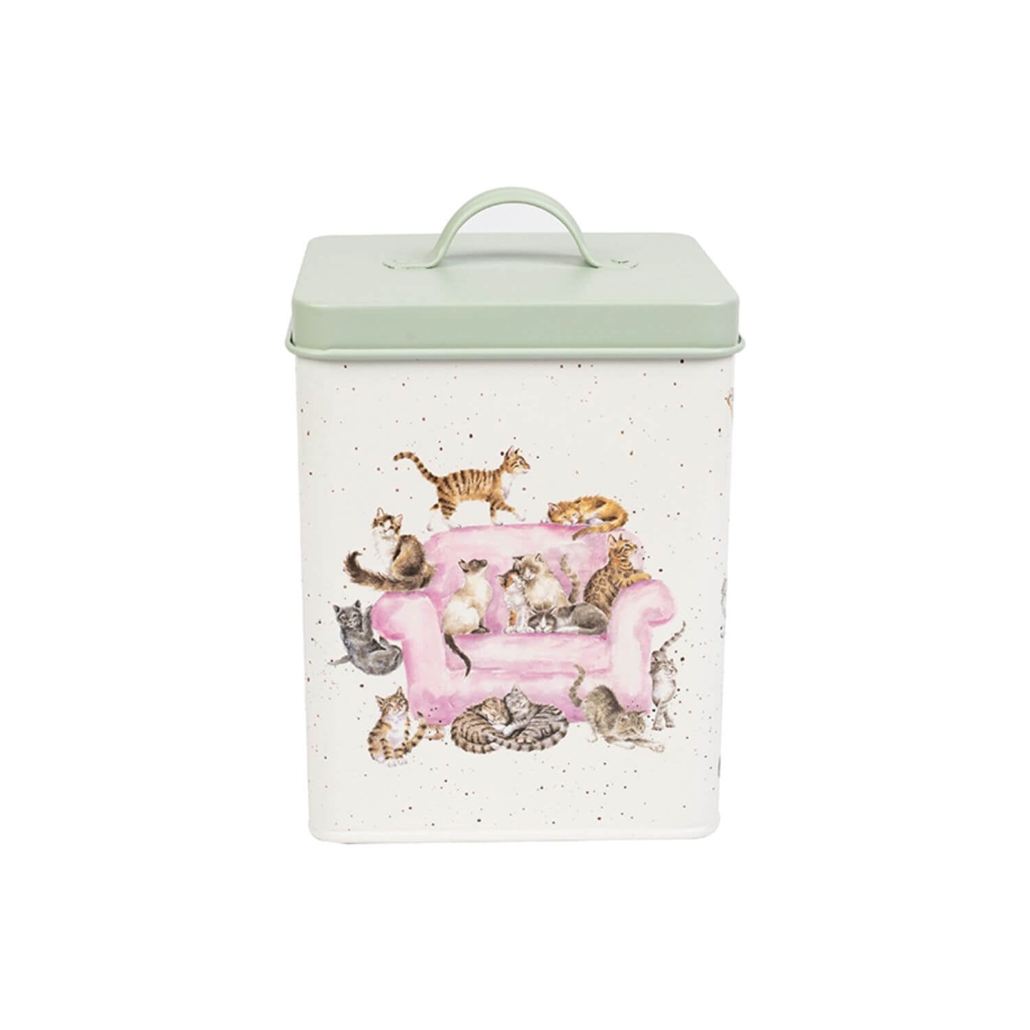 Buy Wrendale Designs | by Hannah Dale Square Cat Treat Tin – Potters ...