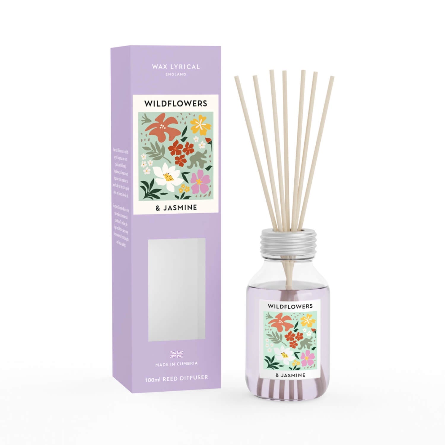 Buy Wax Lyrical | 100ml Reed Diffuser - Wildflowers & Jasmine – Potters ...