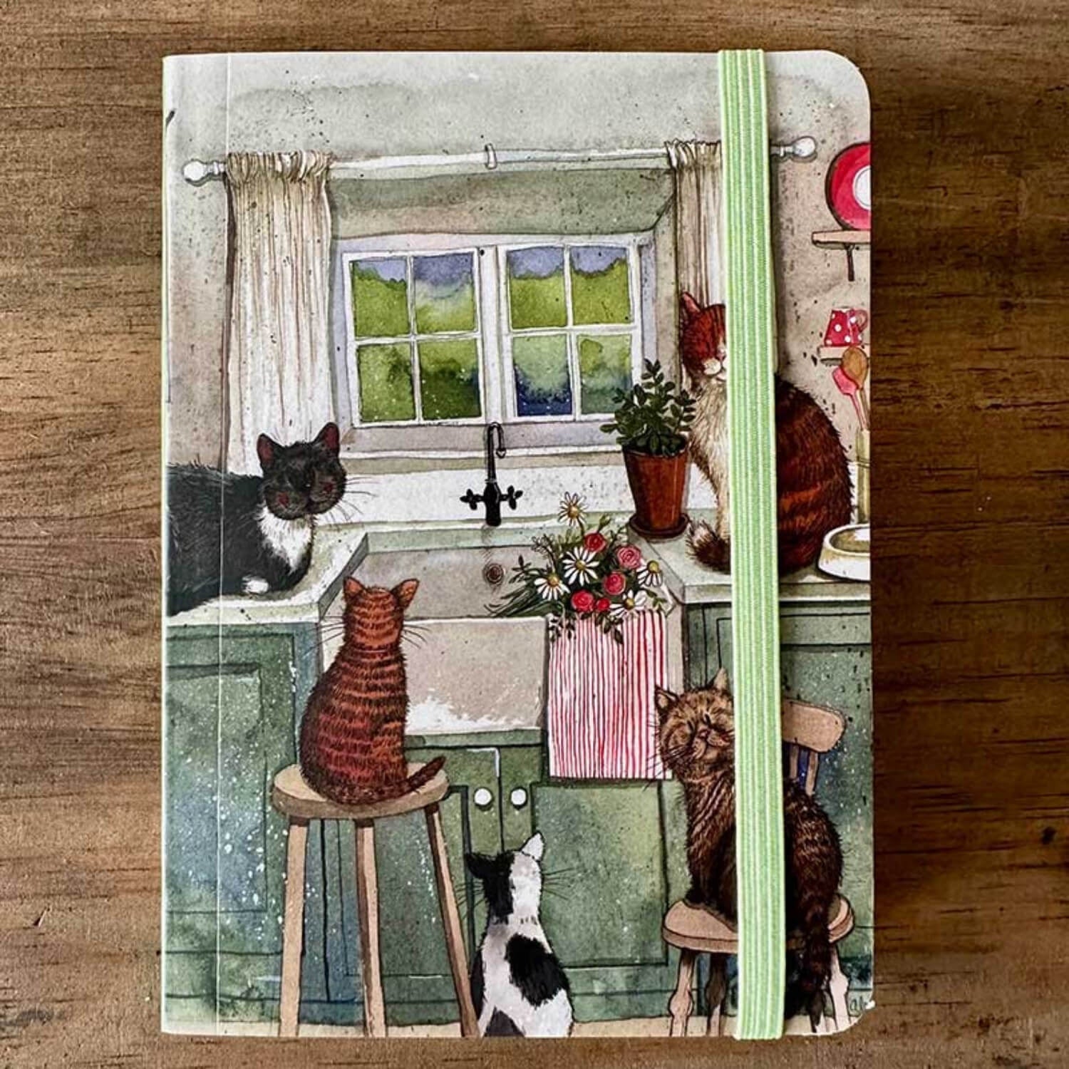 Buy Alex Clark | Small Chunky Notebook - Cats In The Kitchen – Potters ...
