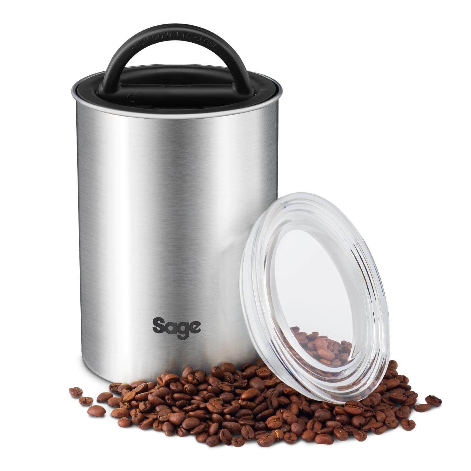 Buy Sage Appliances | Stainless Steel The Bean Keeper Coffee Canister ...