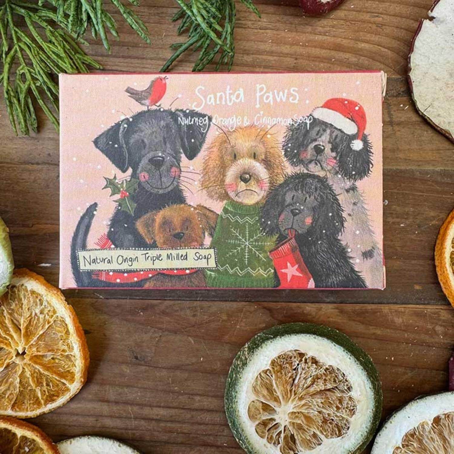 Buy Alex Clark | Christmas Soap - Santa Paws – Potters Cookshop