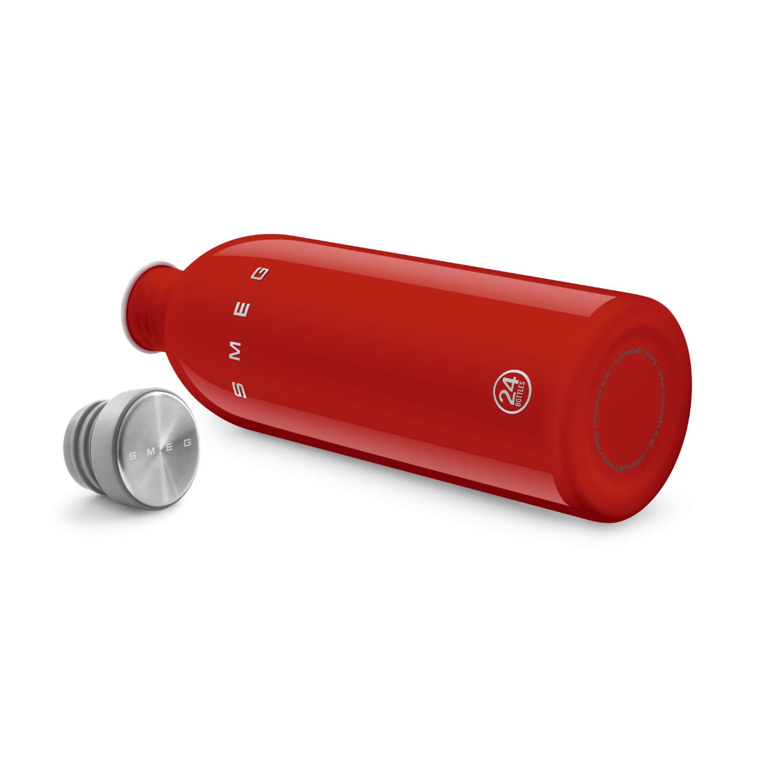 Buy Smeg x 24Bottles | 50's Style Urban Non-Thermal 1L Bottle - Red ...