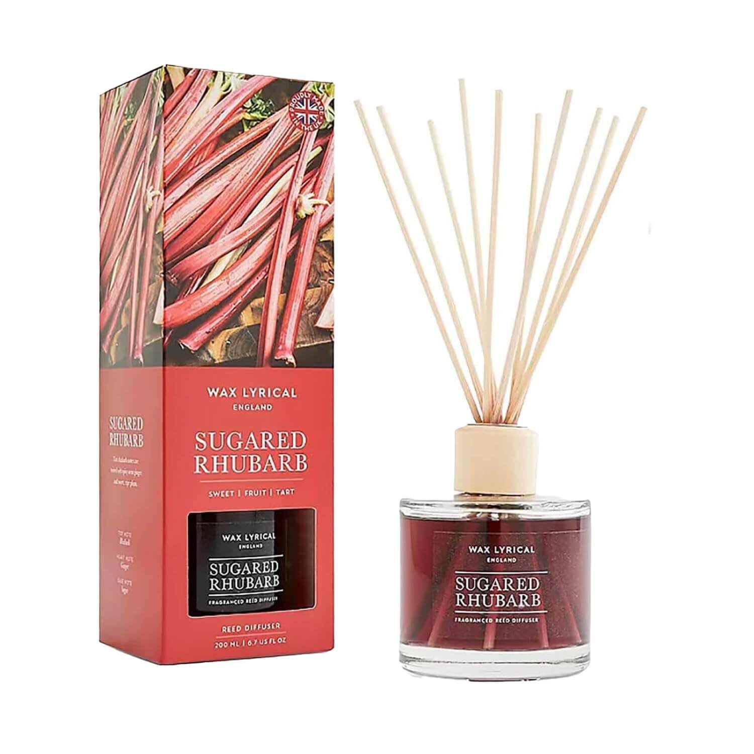 Buy Wax Lyrical England | 200ml Reed Diffuser - Sugared Rhubarb ...