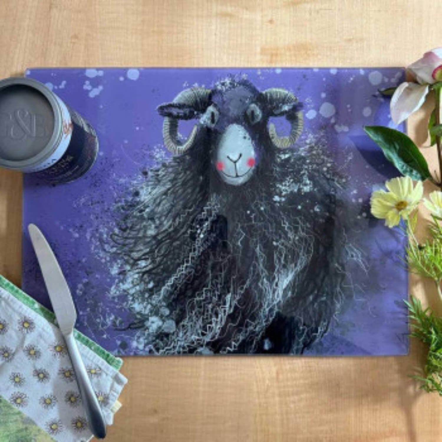 Buy Alex Clark | Glass Worktop Saver - Sheep – Potters Cookshop