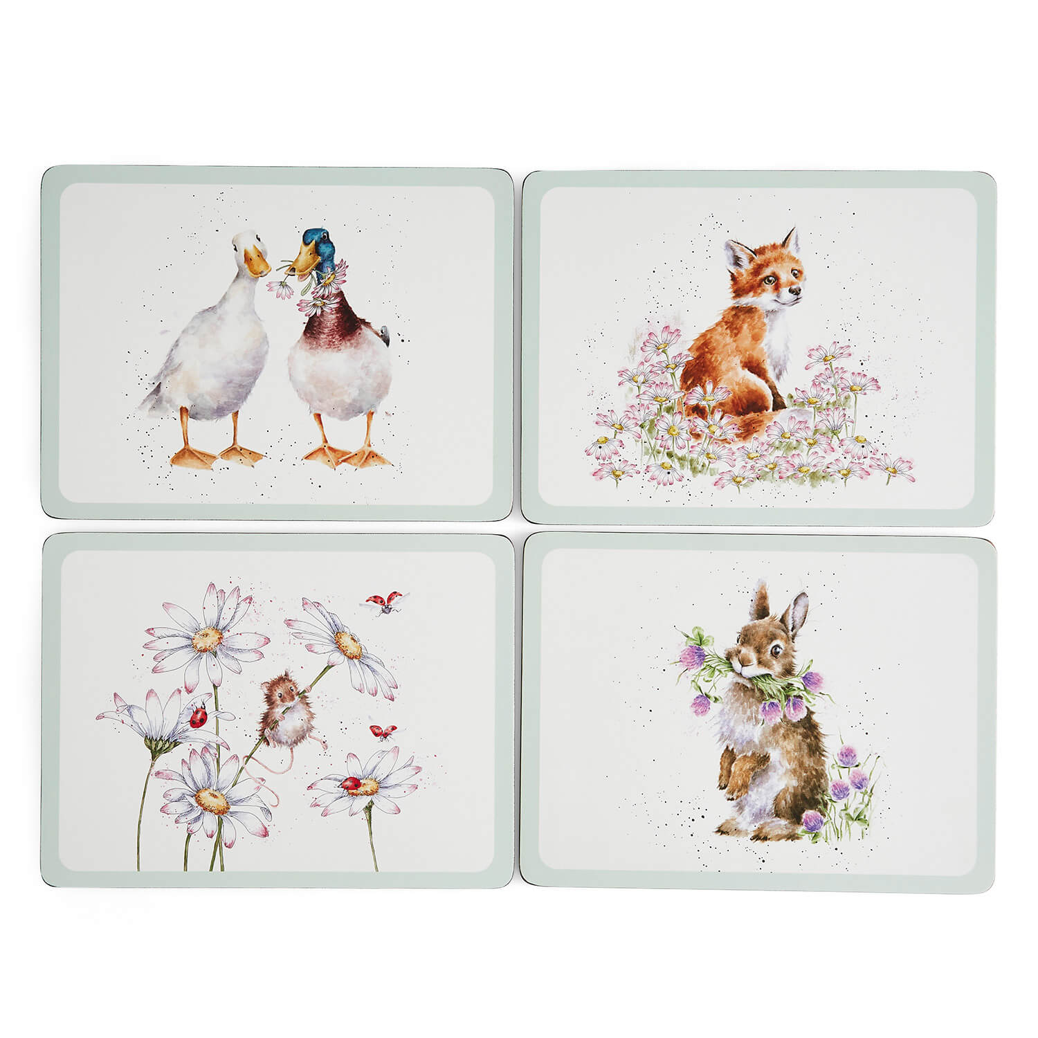 Buy Wrendale Designs | Set of 4 Placements - Wild Flowers – Potters ...